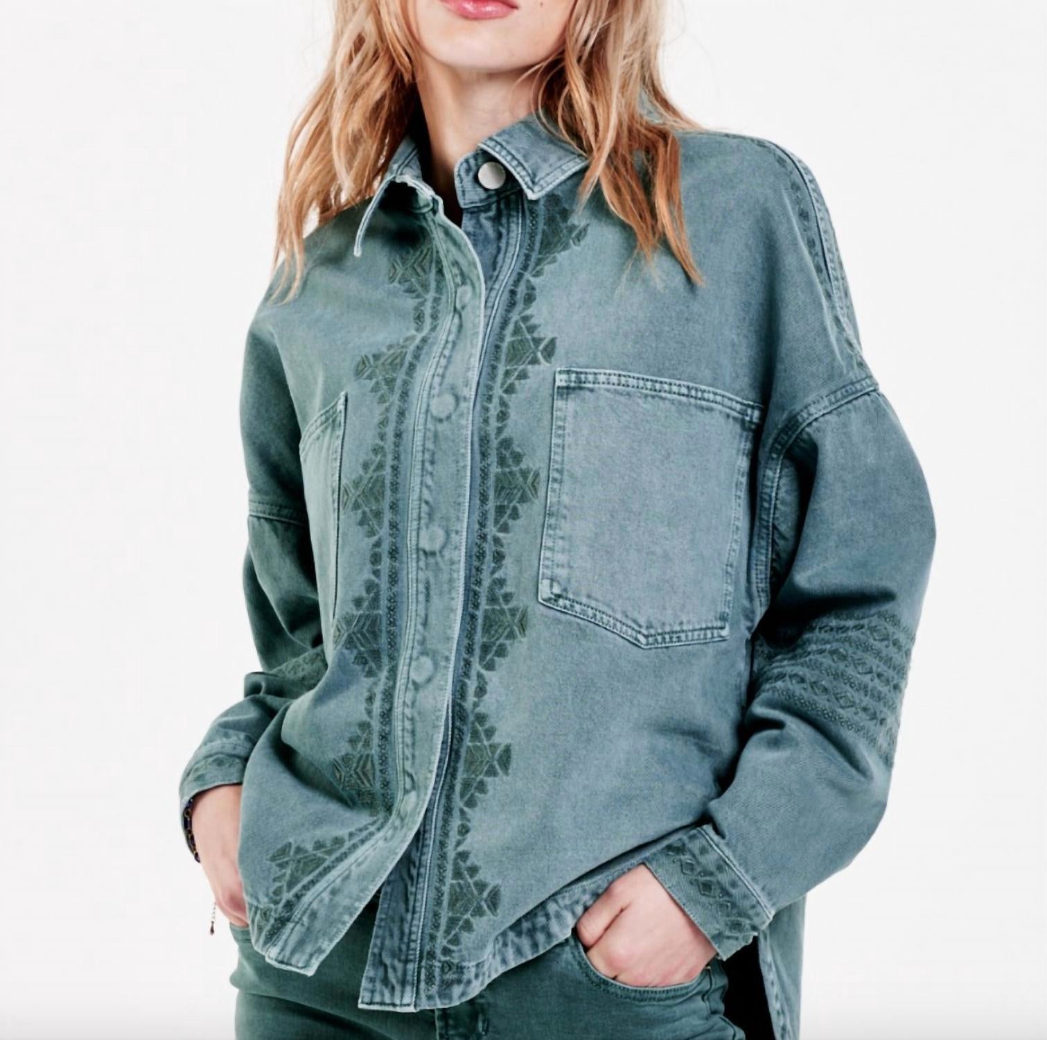 Dear John Denim - Gina Emb Denim Jacket – Snagged & Bagged