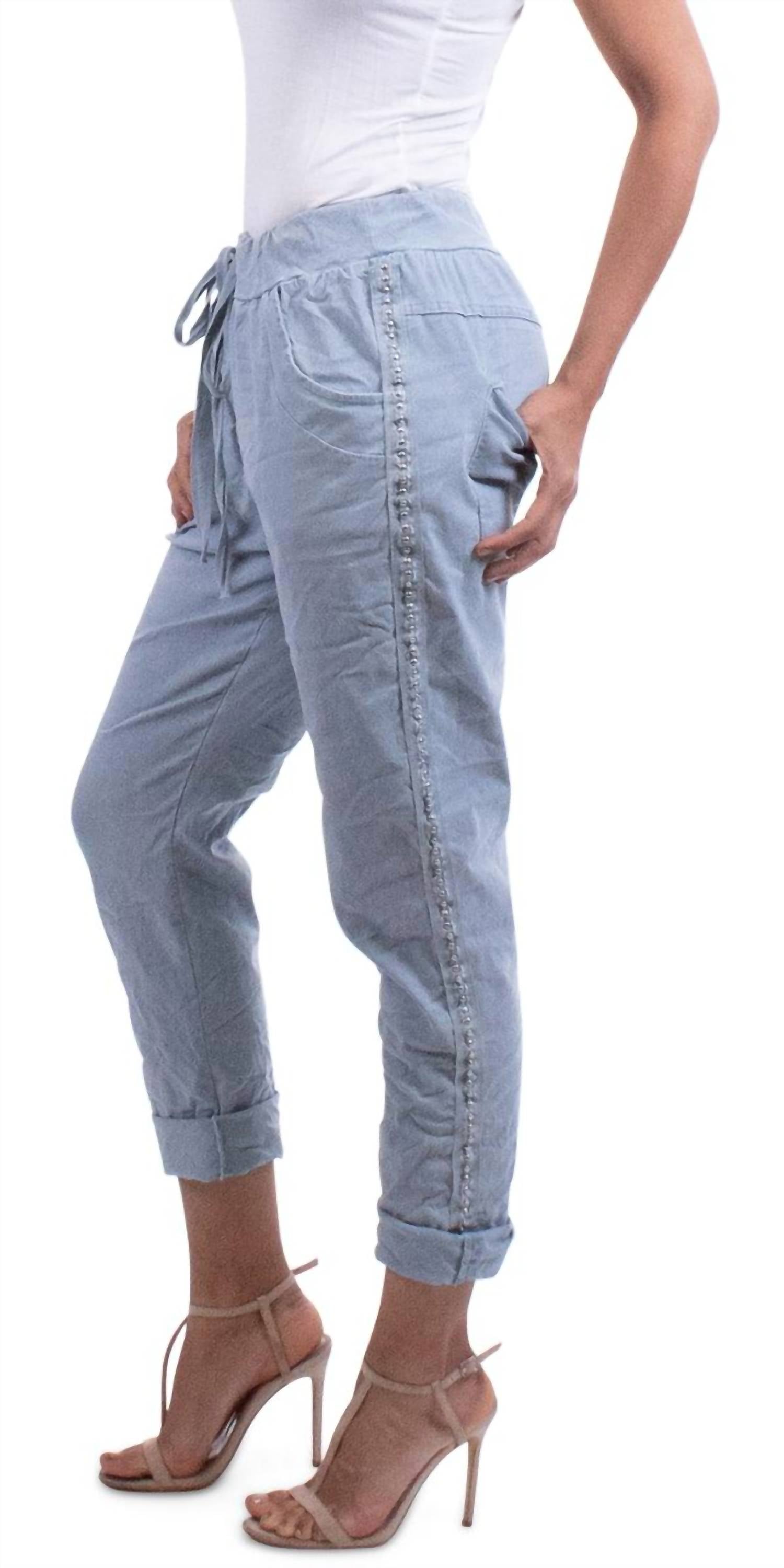 Gigi Moda - Women's Caterina Cotton Pants – Snagged & Bagged