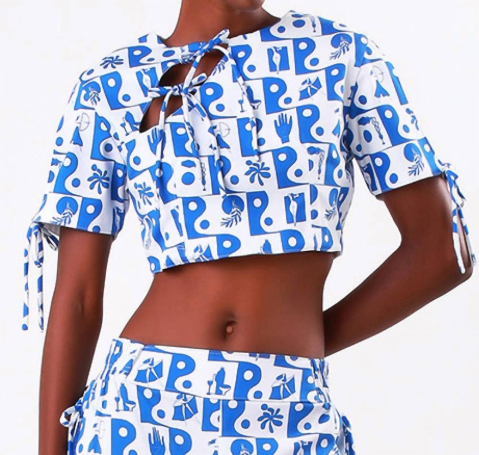 Bela Brand - Cropped Bows Top – Snagged & Bagged