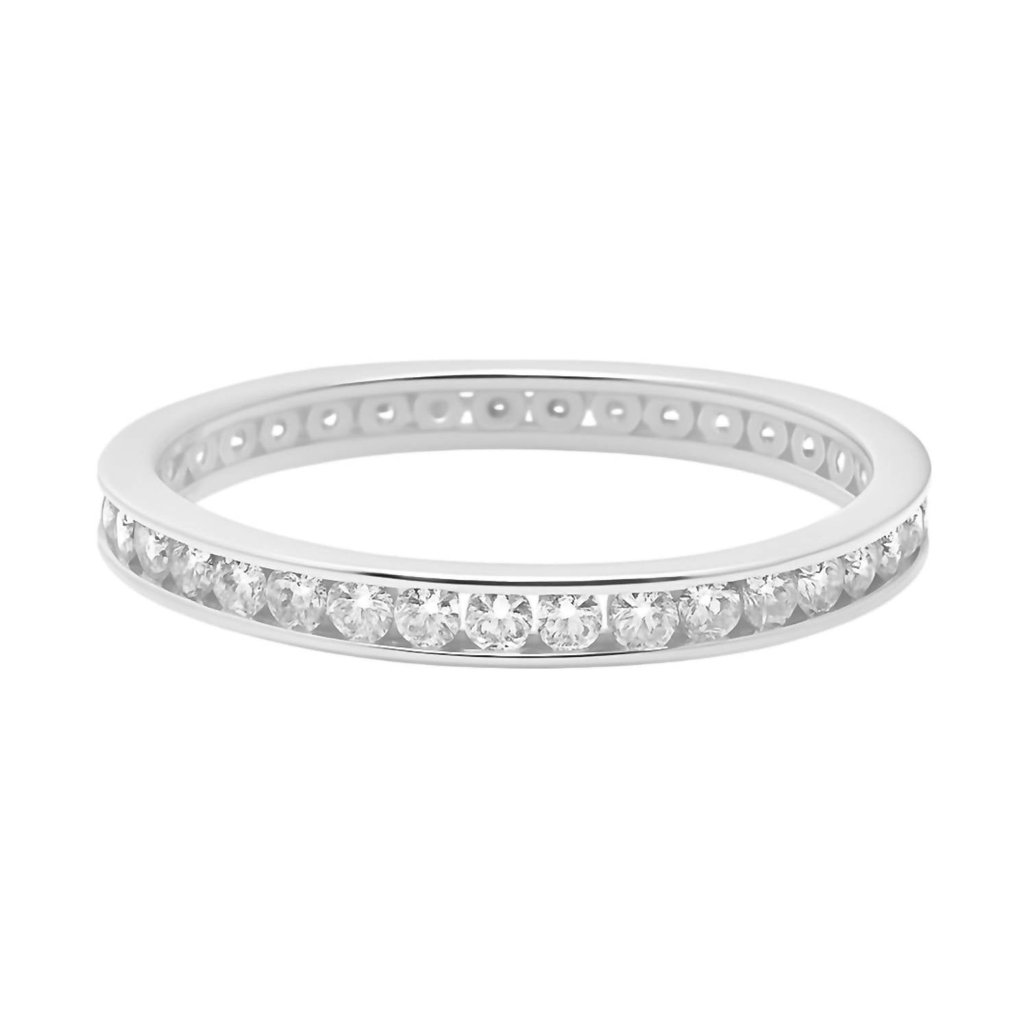 Allyanna Gifts - Women's Moissanite Pave Eternity Band Ring – Snagged ...