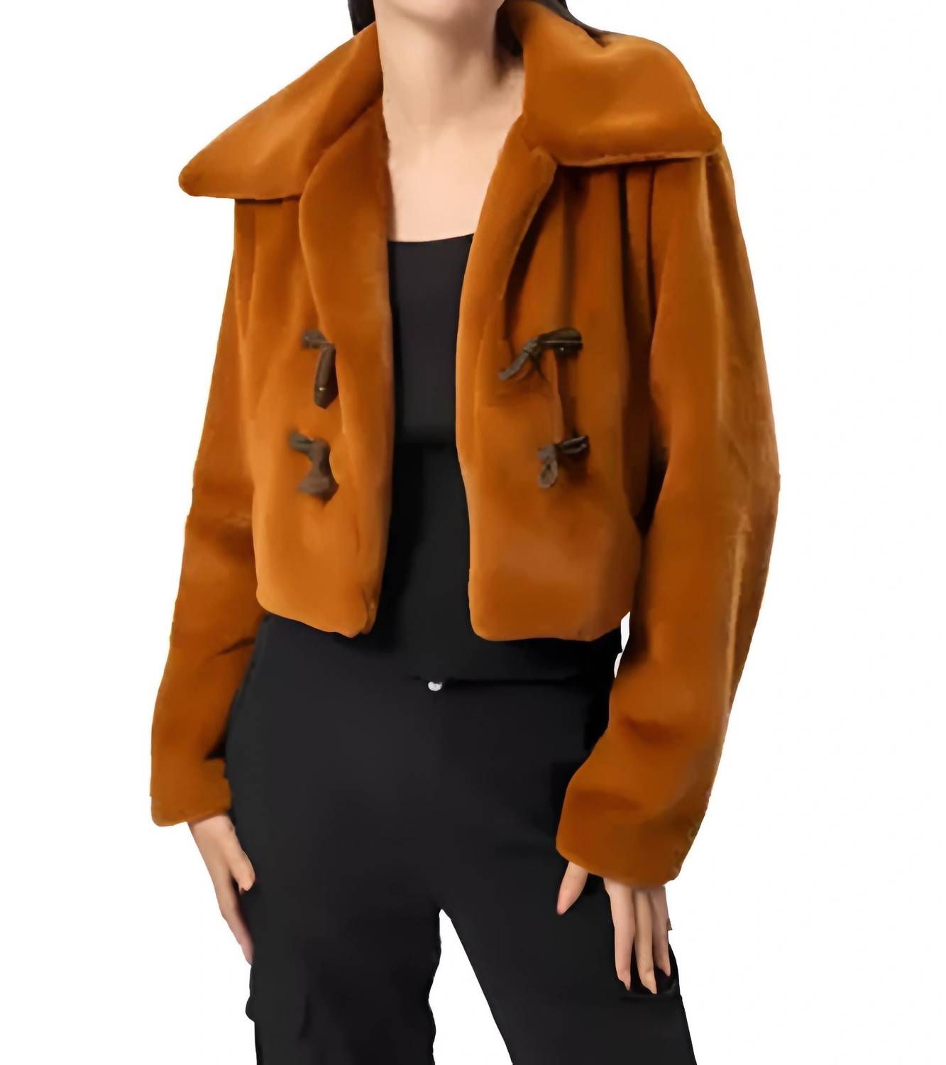 Area Stars - ABI FAUX FUR JACKET – Snagged & Bagged