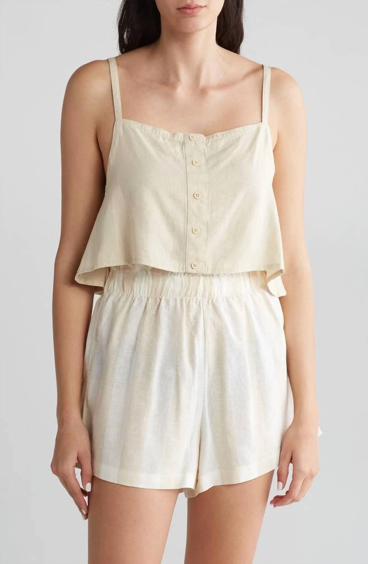 We Wore What - Linen Trapeze Tank Top – Snagged & Bagged