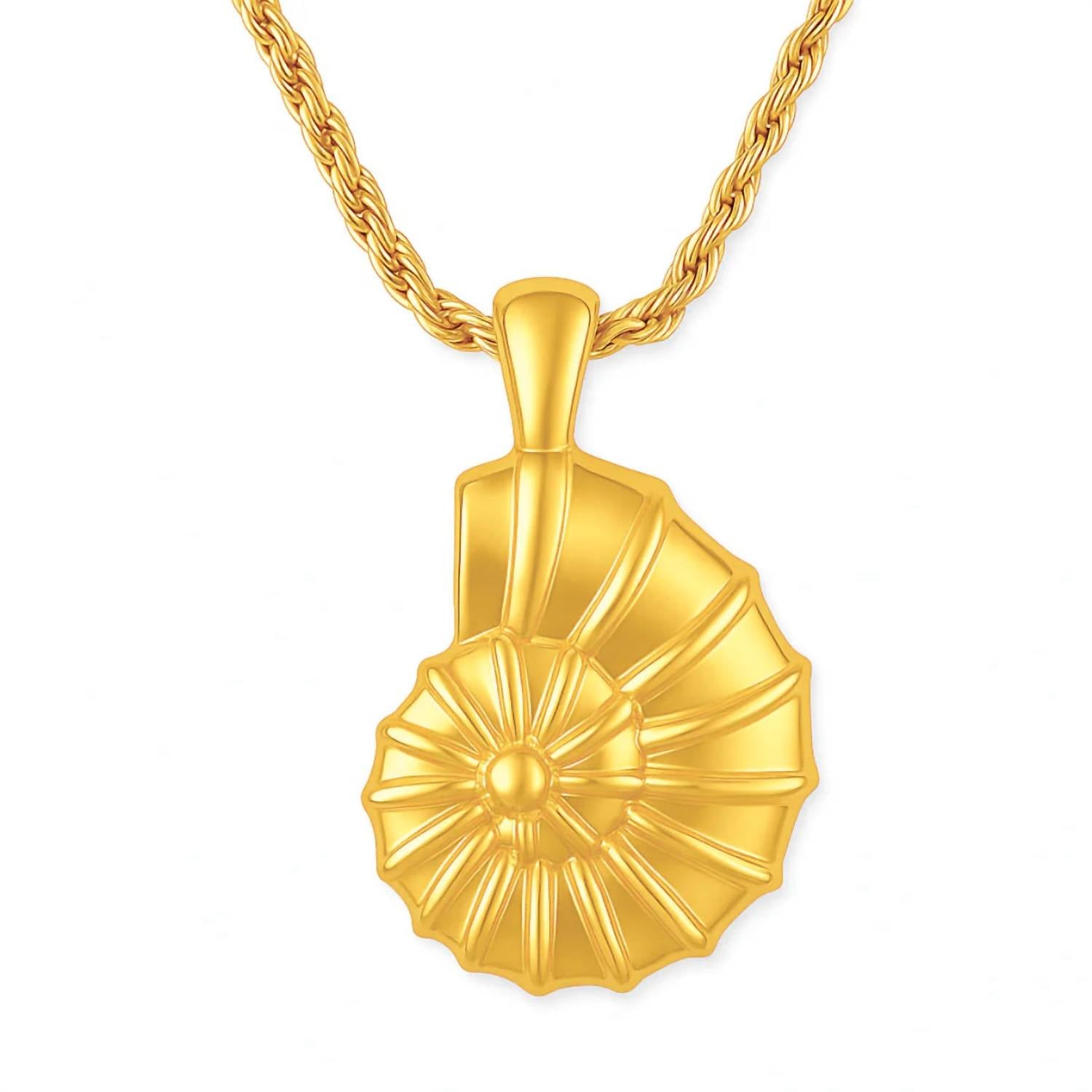 Ellie Vail - Women's Eliana Oversized Shell Pendant Necklace – Snagged ...