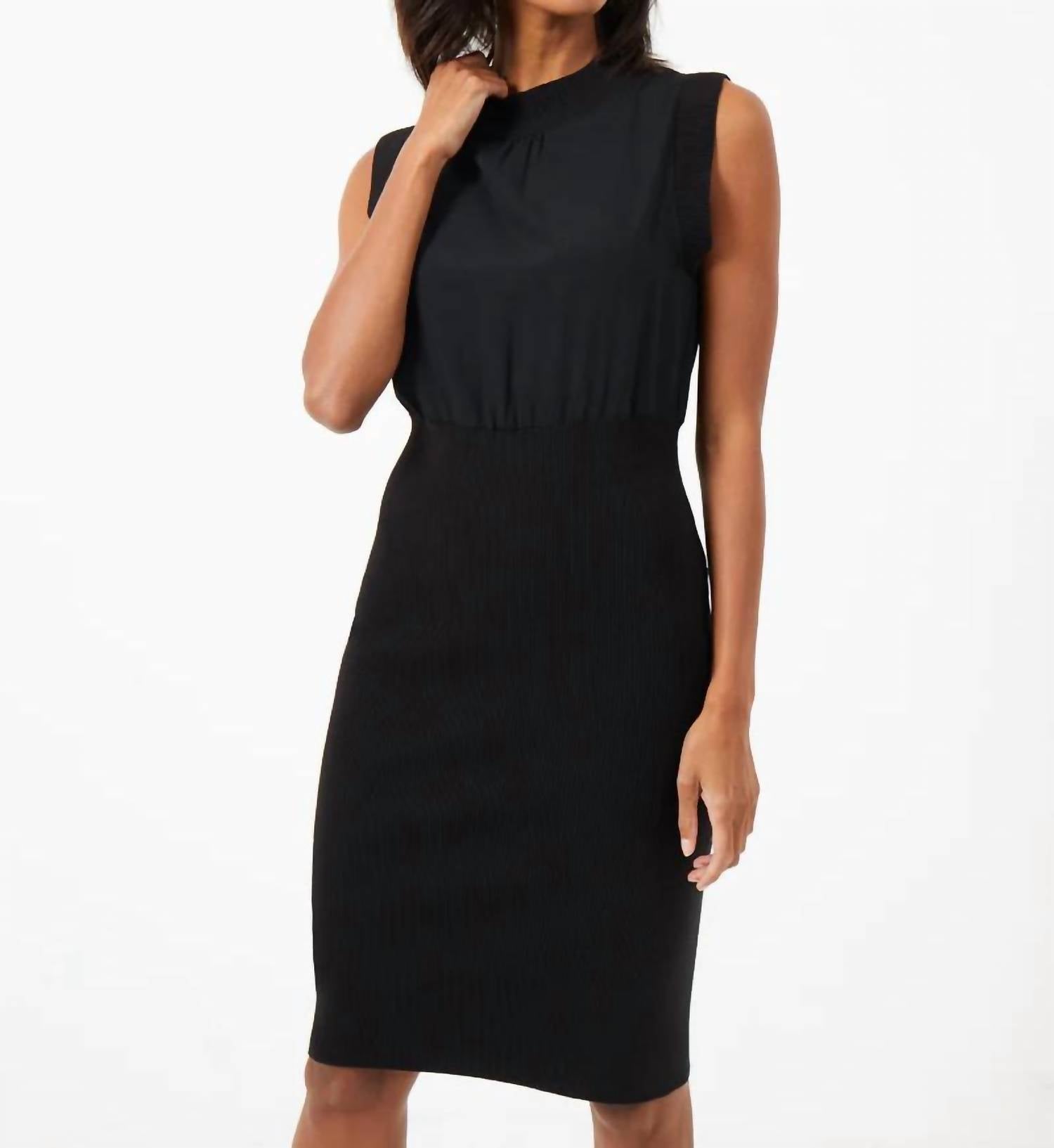 French Connection - Krista Knit Sleeveless Rib Mix Dress – Snagged & Bagged