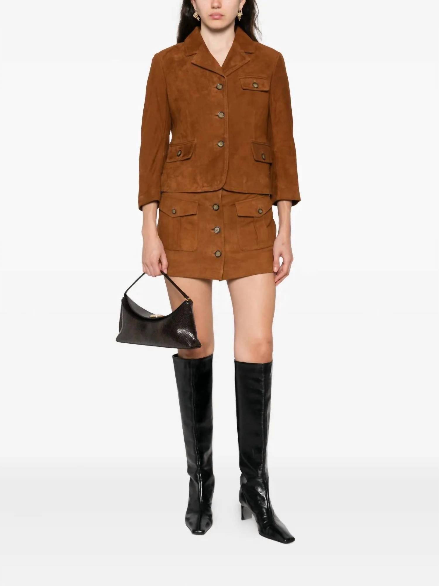 The Garment - Suede Fitted Jacket – Snagged & Bagged