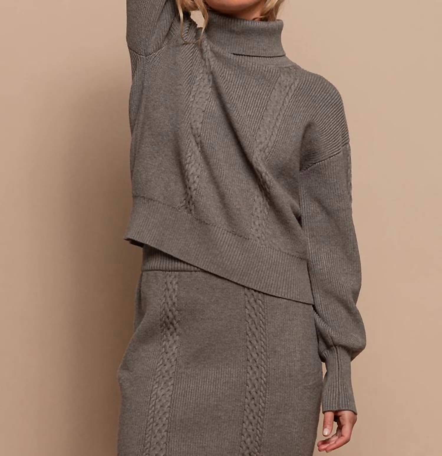 cable stich sweater – Snagged & Bagged