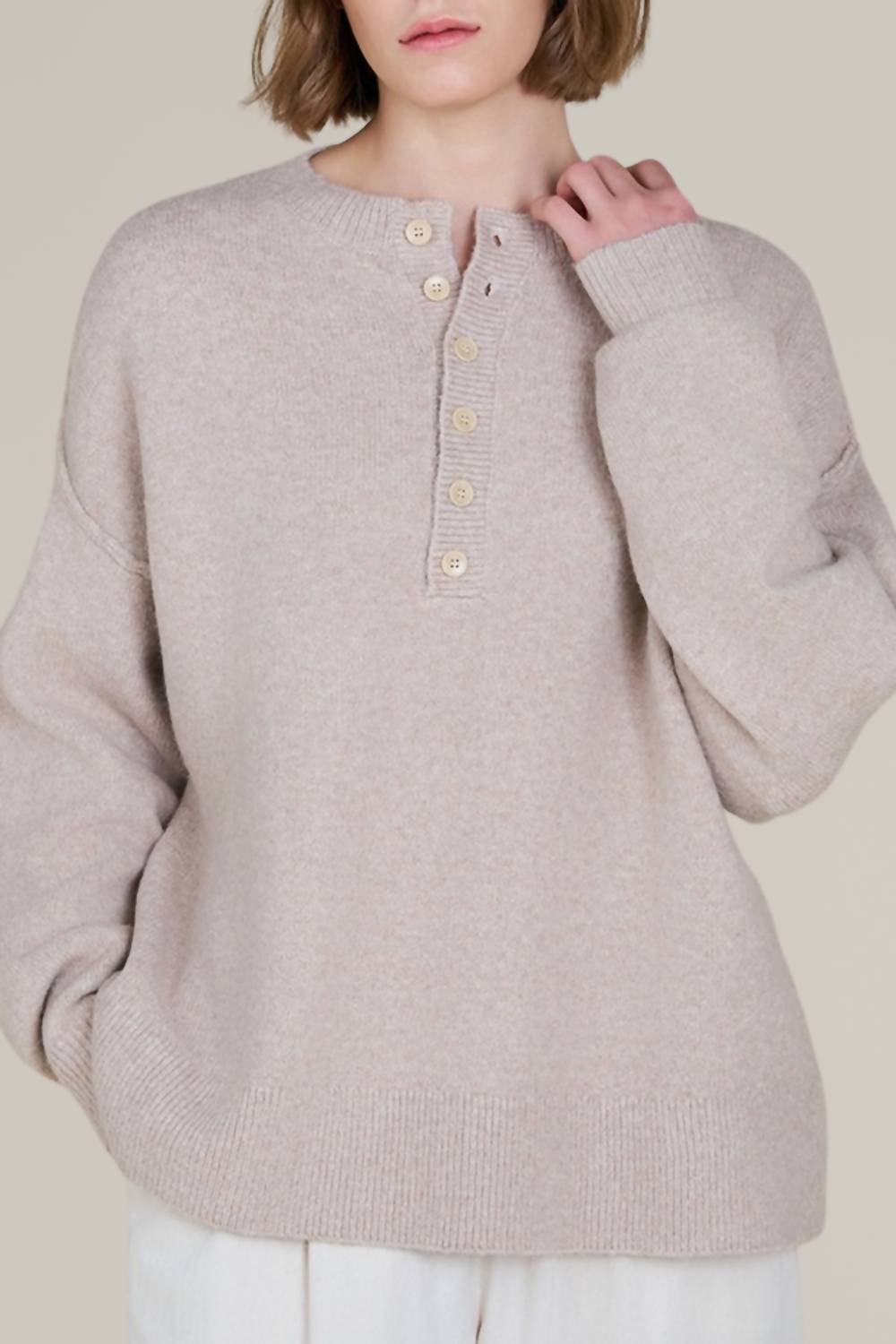 Grade & Gather - Button Down Pullover Sweater – Snagged & Bagged