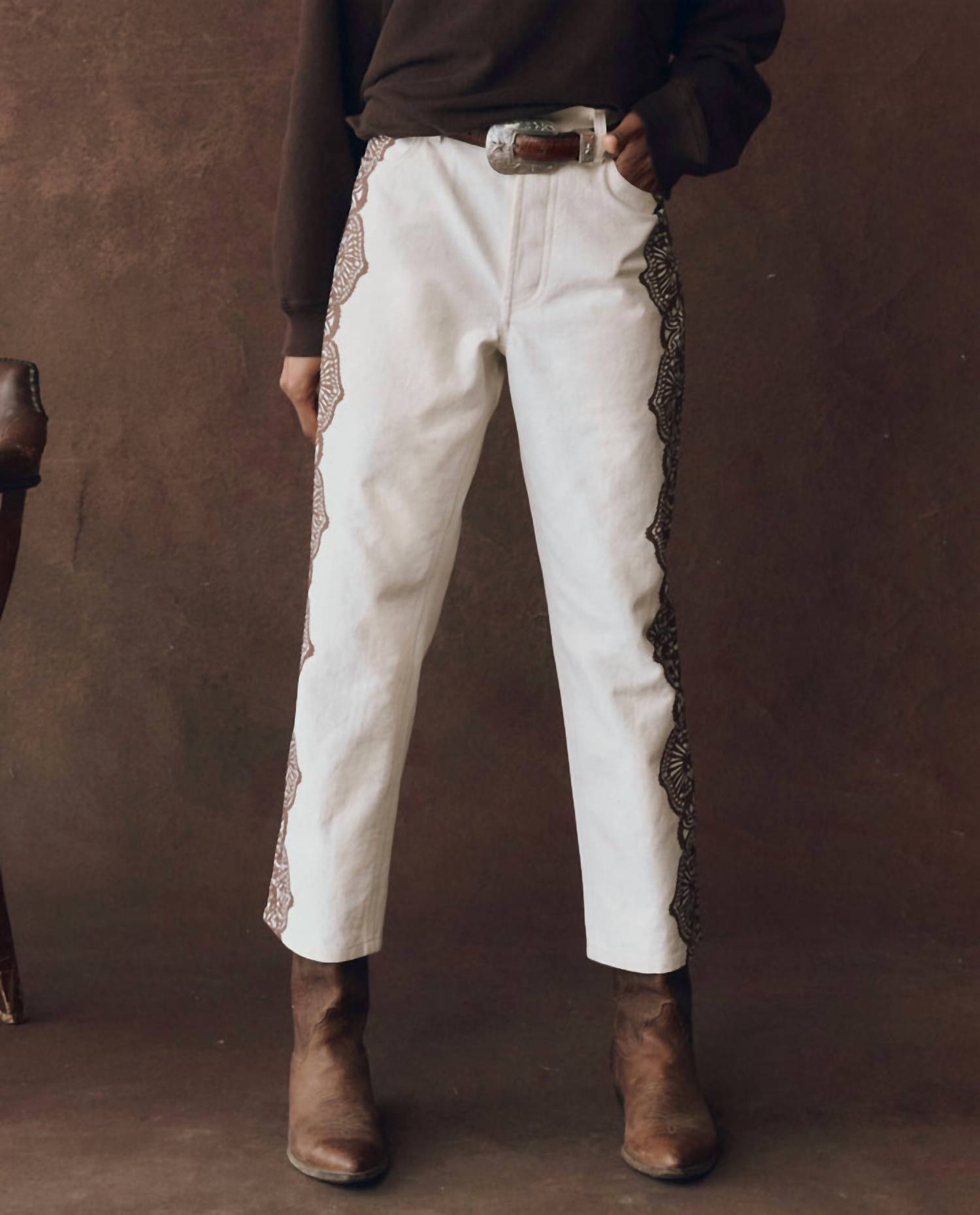 The Great. - Lace Print Wayne Jean – Snagged & Bagged
