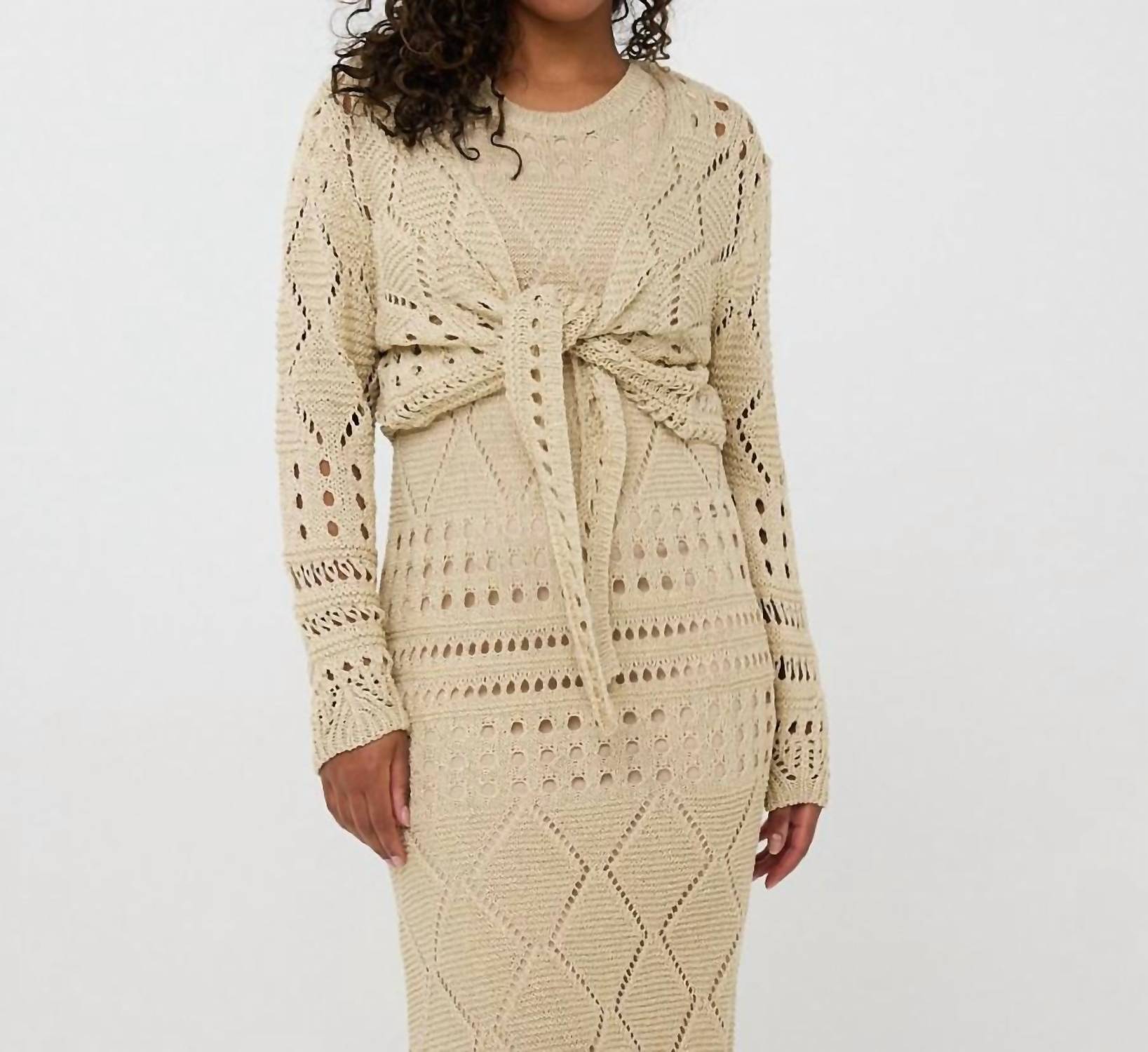 Esqualo - Fancy Open Knit Lurex Bolero – Snagged & Bagged