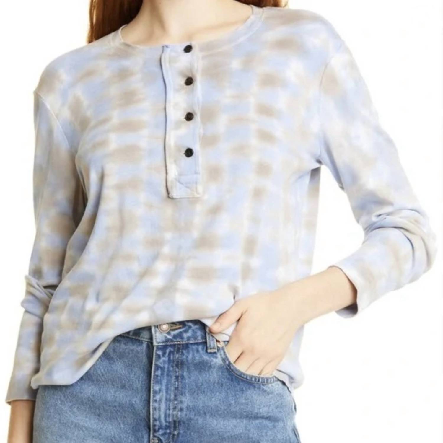 Raquel Allegra - Bowie Henley Top – Snagged & Bagged