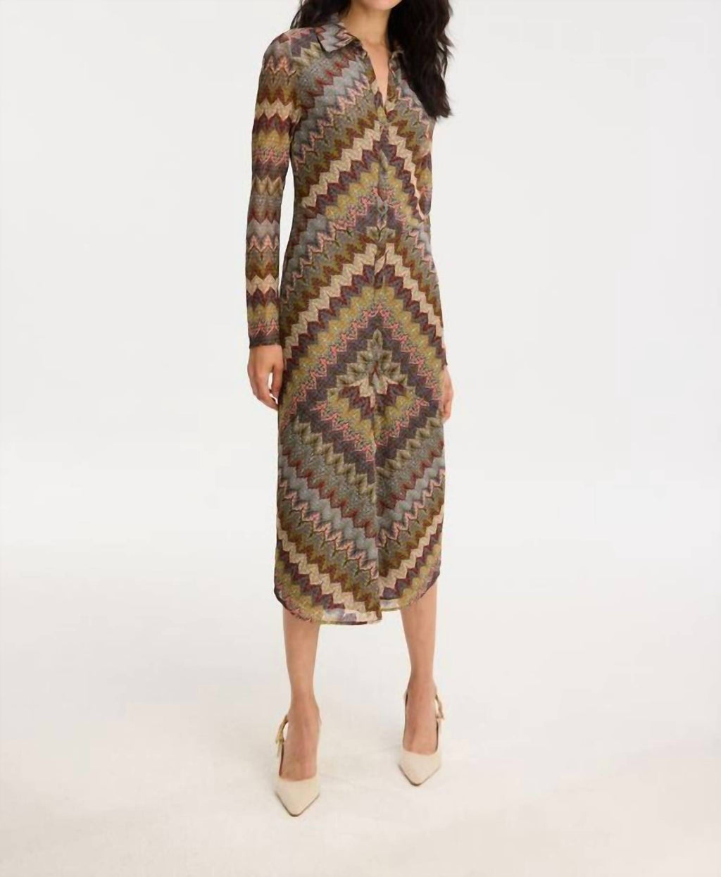 Allison New York - Holmes Long Sleeve Midi Dress – Snagged & Bagged