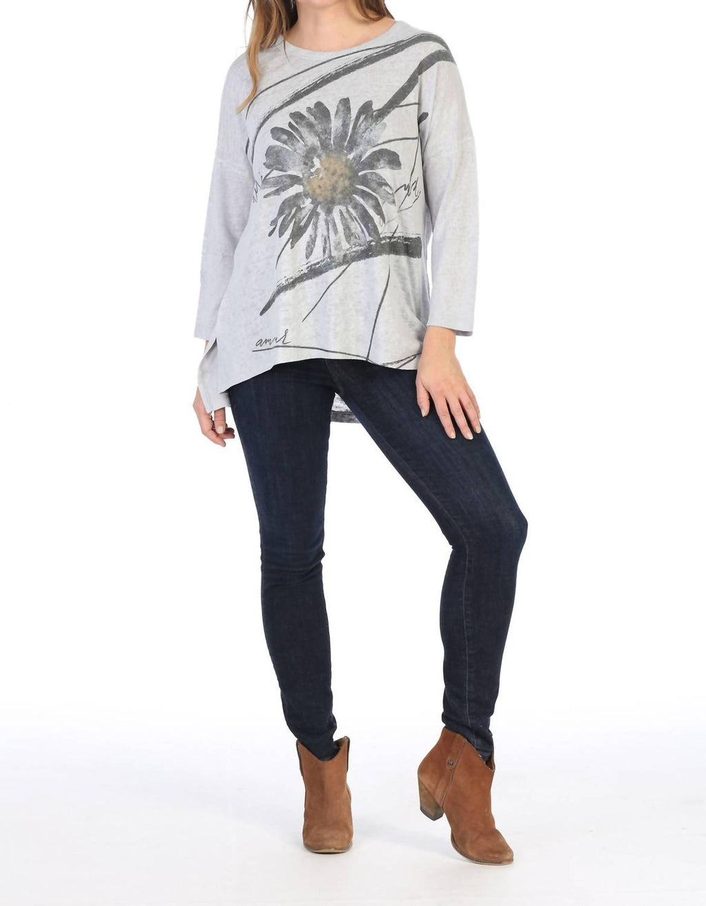 Jess & Jane - Women's Chit Chat High Low Sweater Knit Dolman Top ...