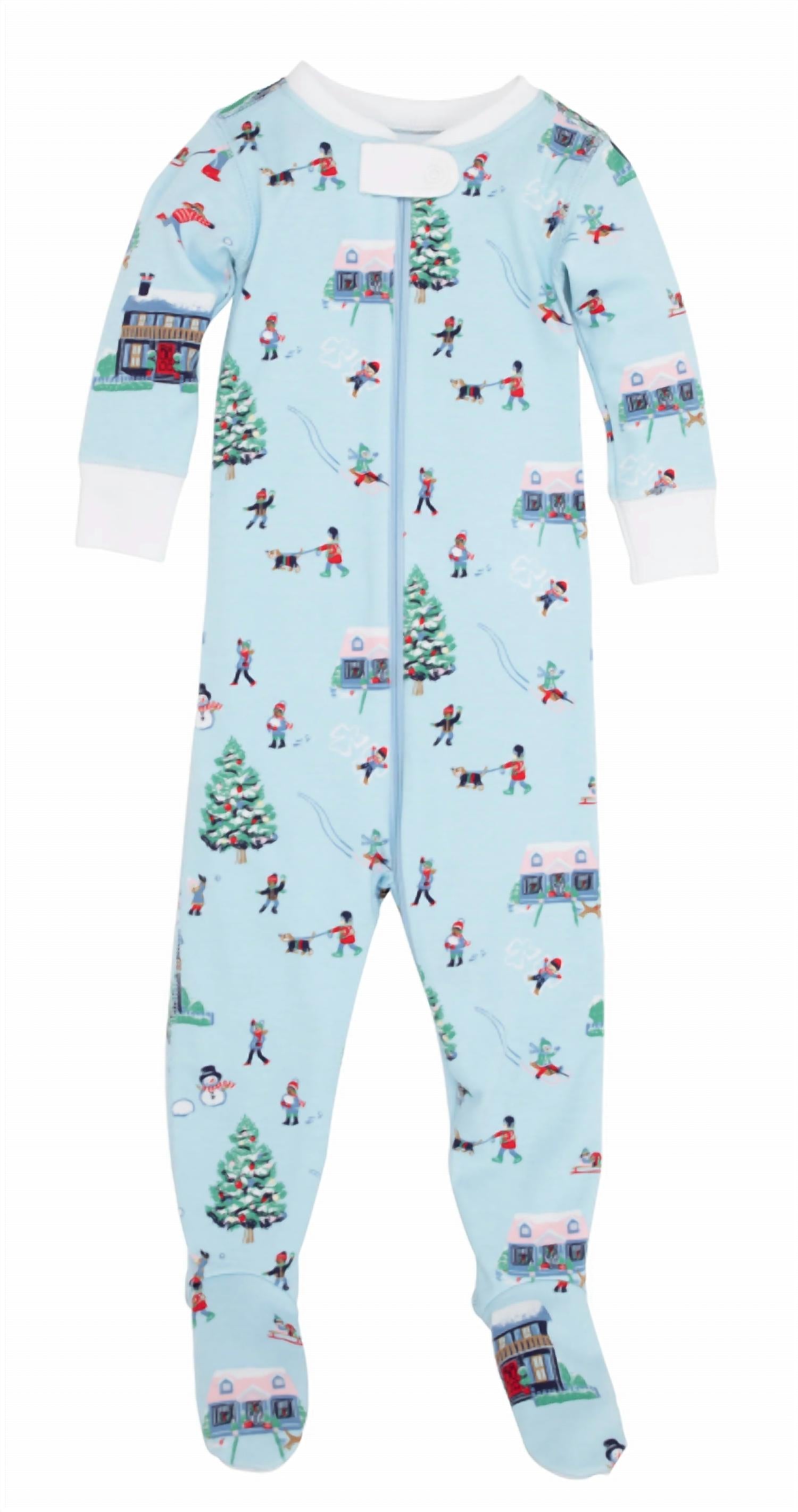 The Beaufort Bonnet Company - Kid's Knox's Night Night Footed Onesie ...