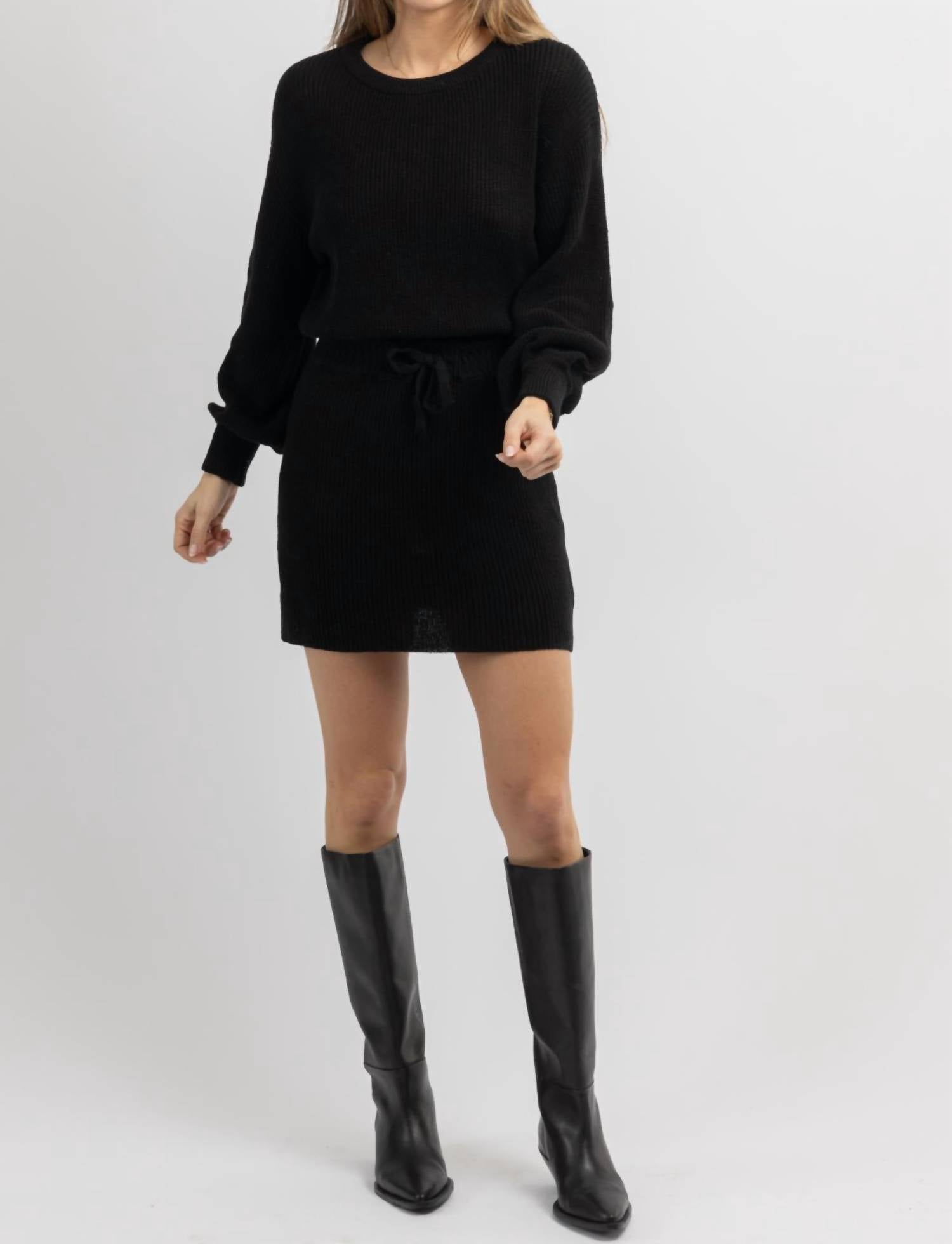 Lalavon - Piper Balloon Sleeve Dress – Snagged & Bagged