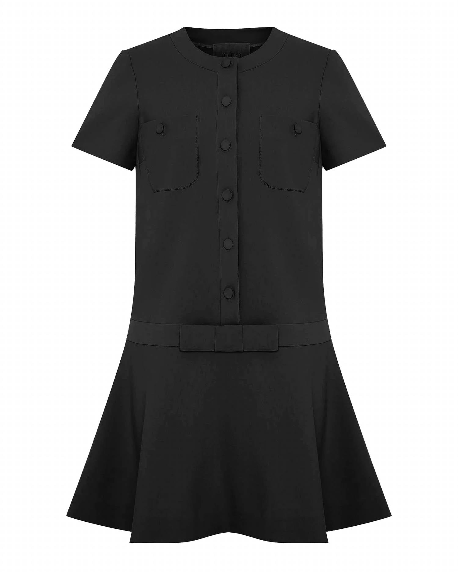 Theo The Label - Women's Daphne Fluted Mod Dress – Snagged & Bagged