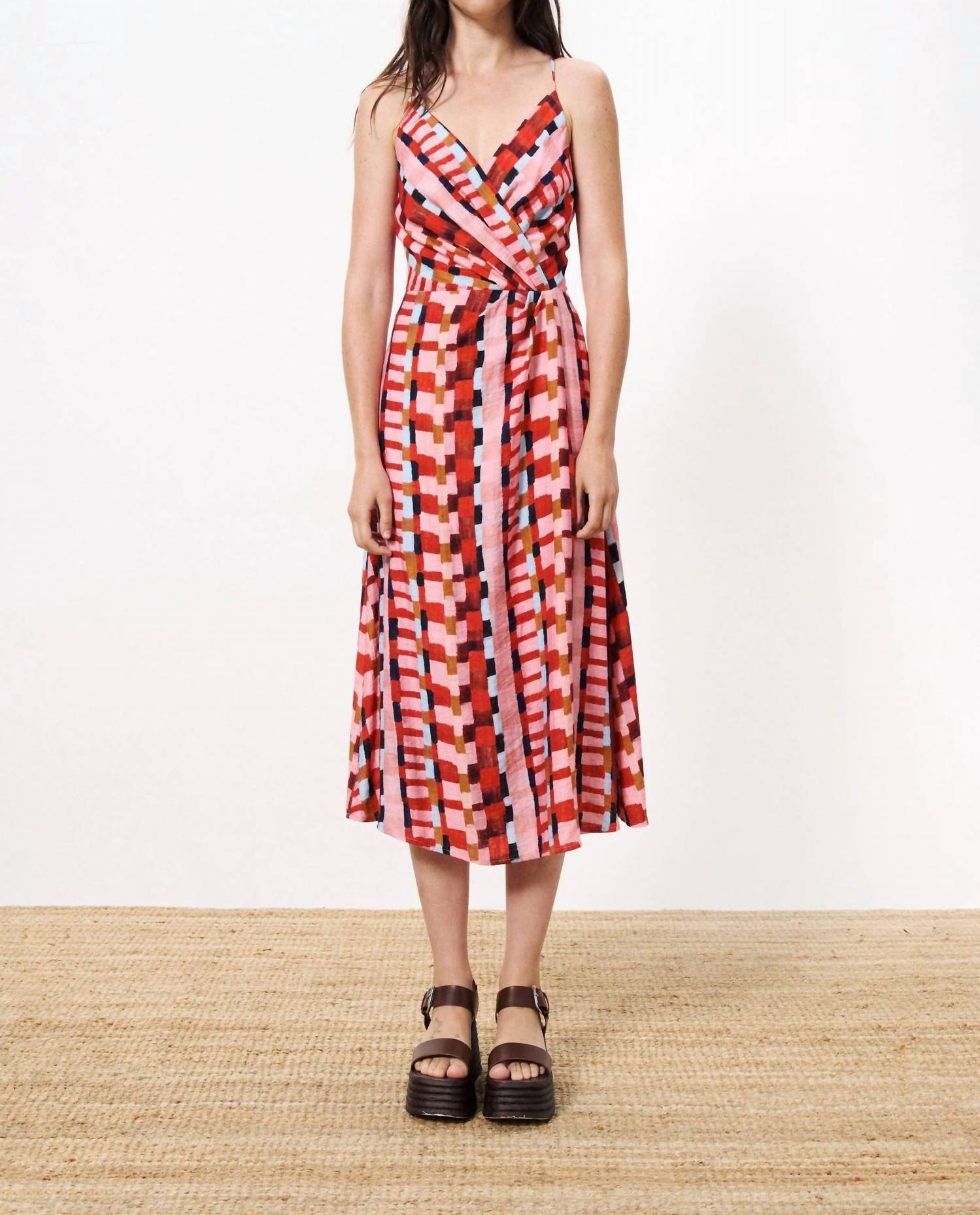 Frnch - Rouge Print Dress – Snagged & Bagged