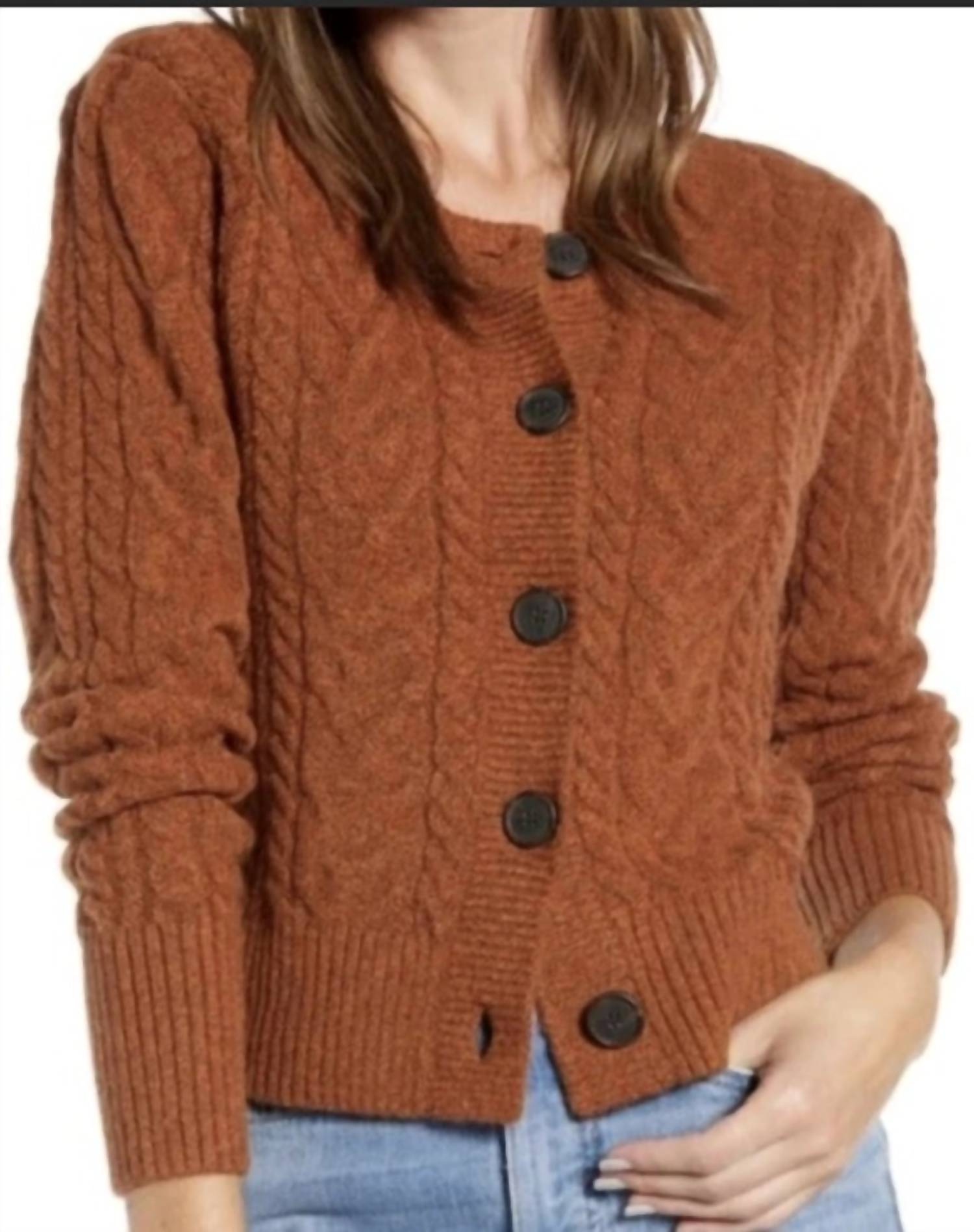 Something Navy - Cable Knit Cardigan – Snagged & Bagged