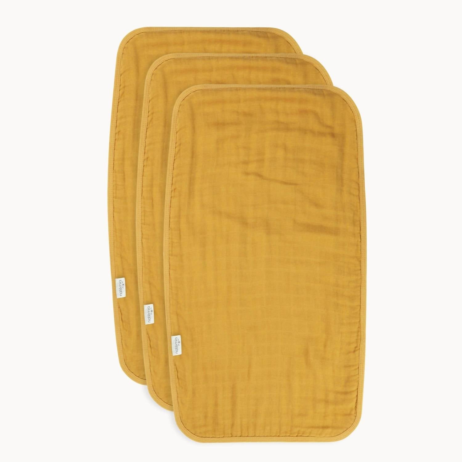 Natemia - Muslin Bamboo Burp Cloths – Snagged & Bagged