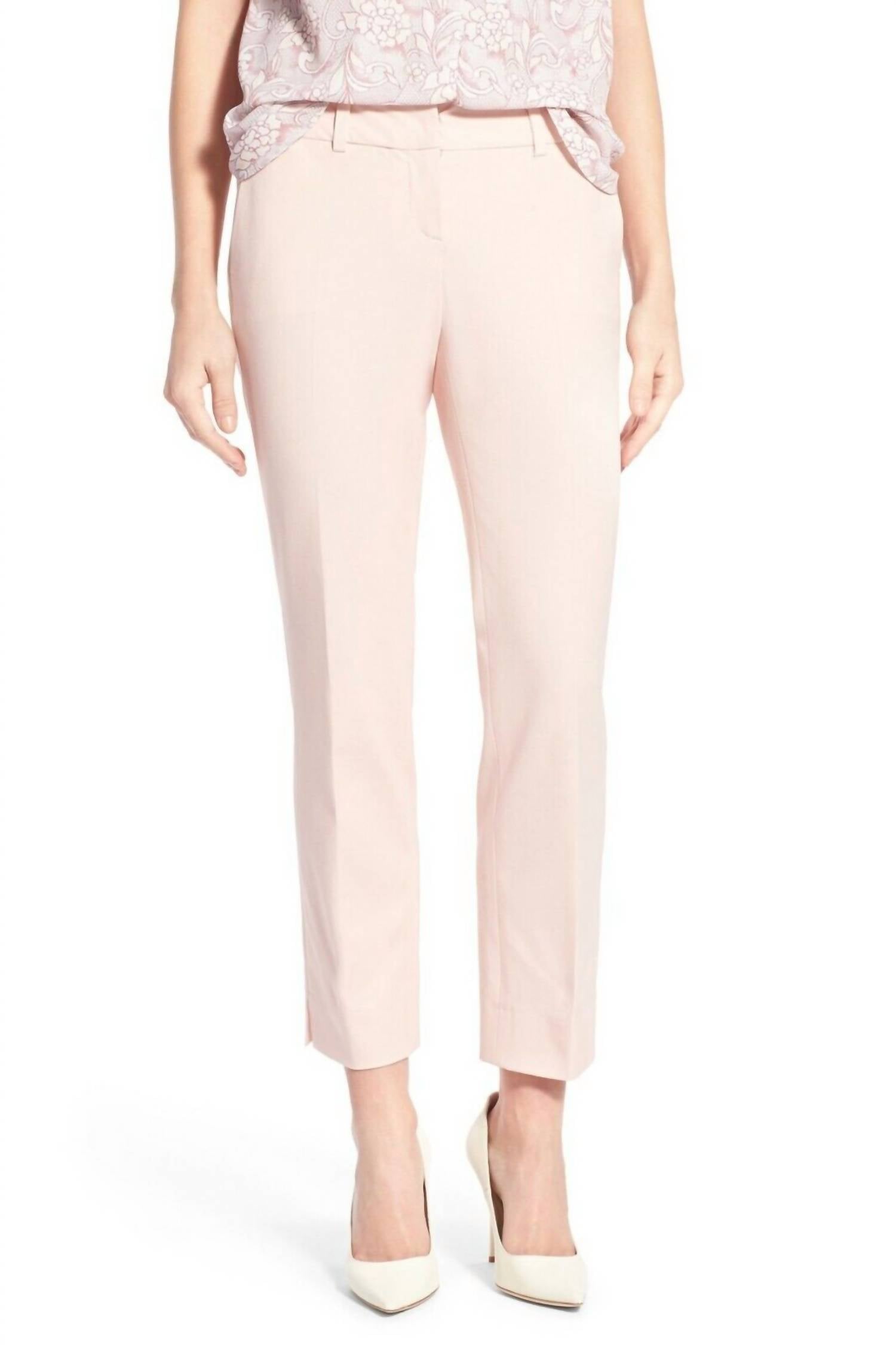 Halogen - Soft Stretch Casual Work Cotton Cropped Pants – Snagged & Bagged