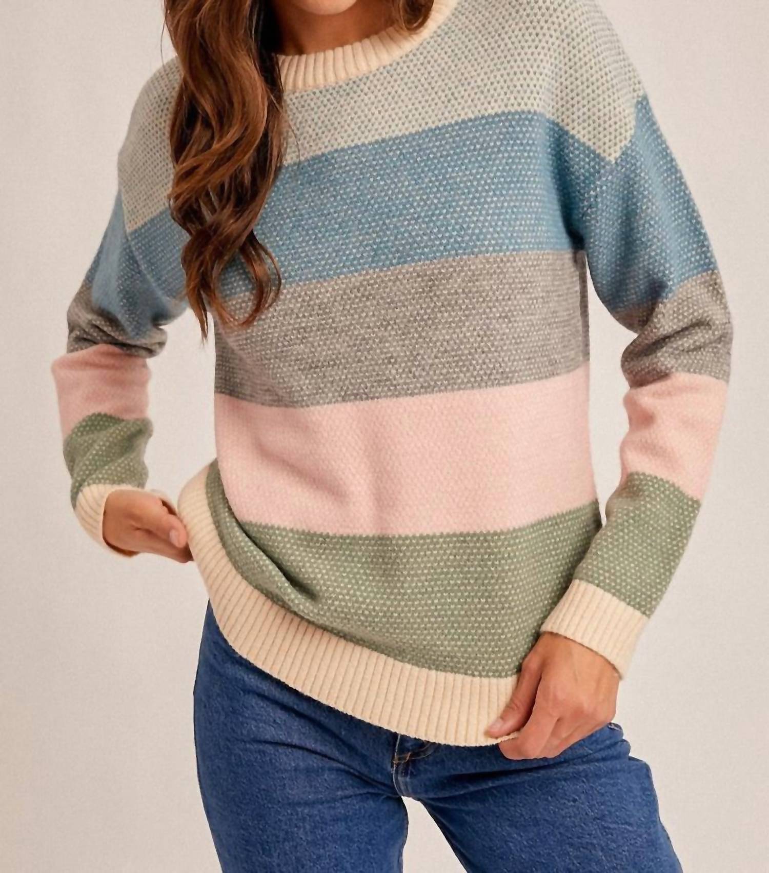 Hem & Thread - Fiona Colorblock Sweater – Snagged & Bagged