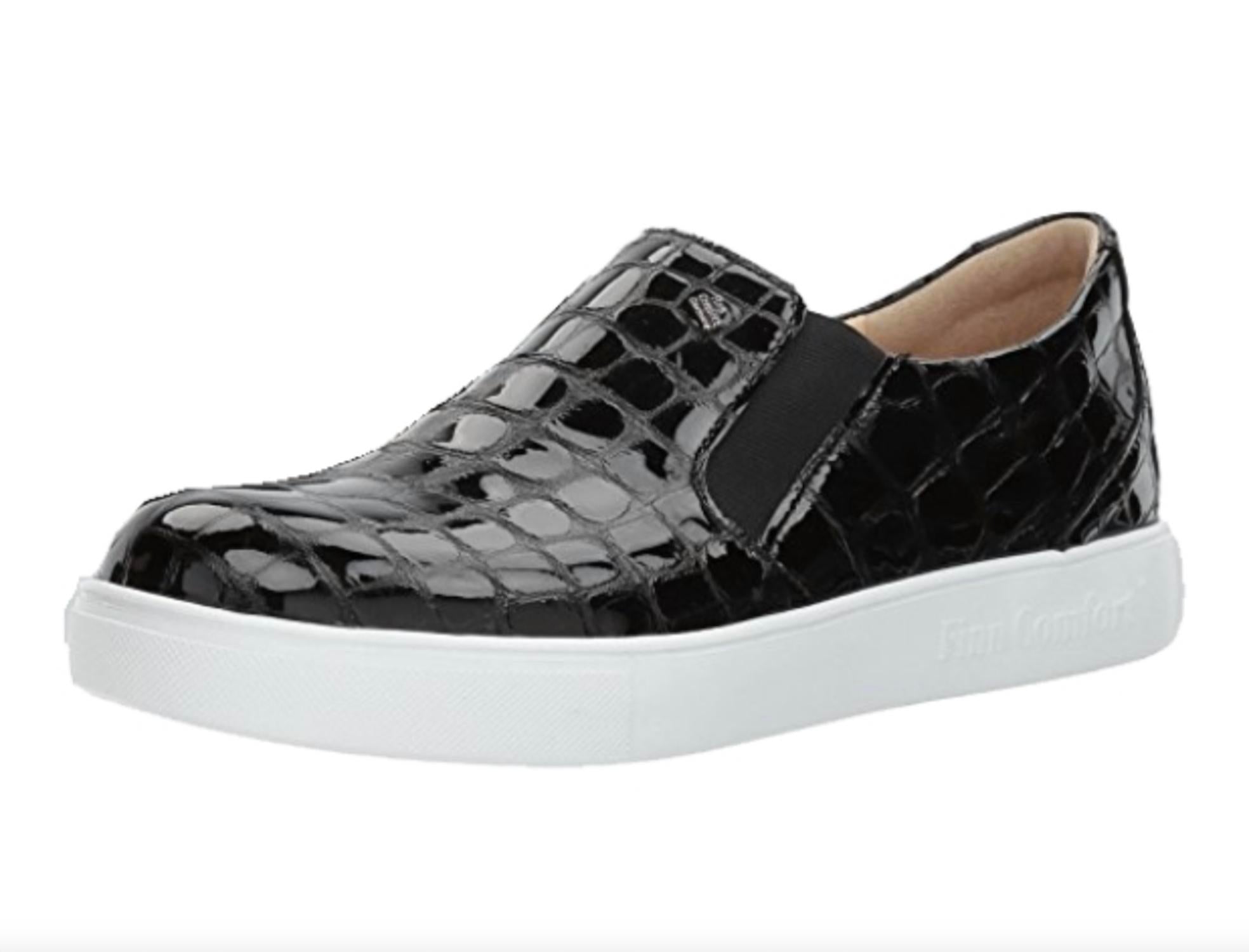 Finn Comfort - Women's Clayton Crocco Schwarz Shoes – Snagged & Bagged