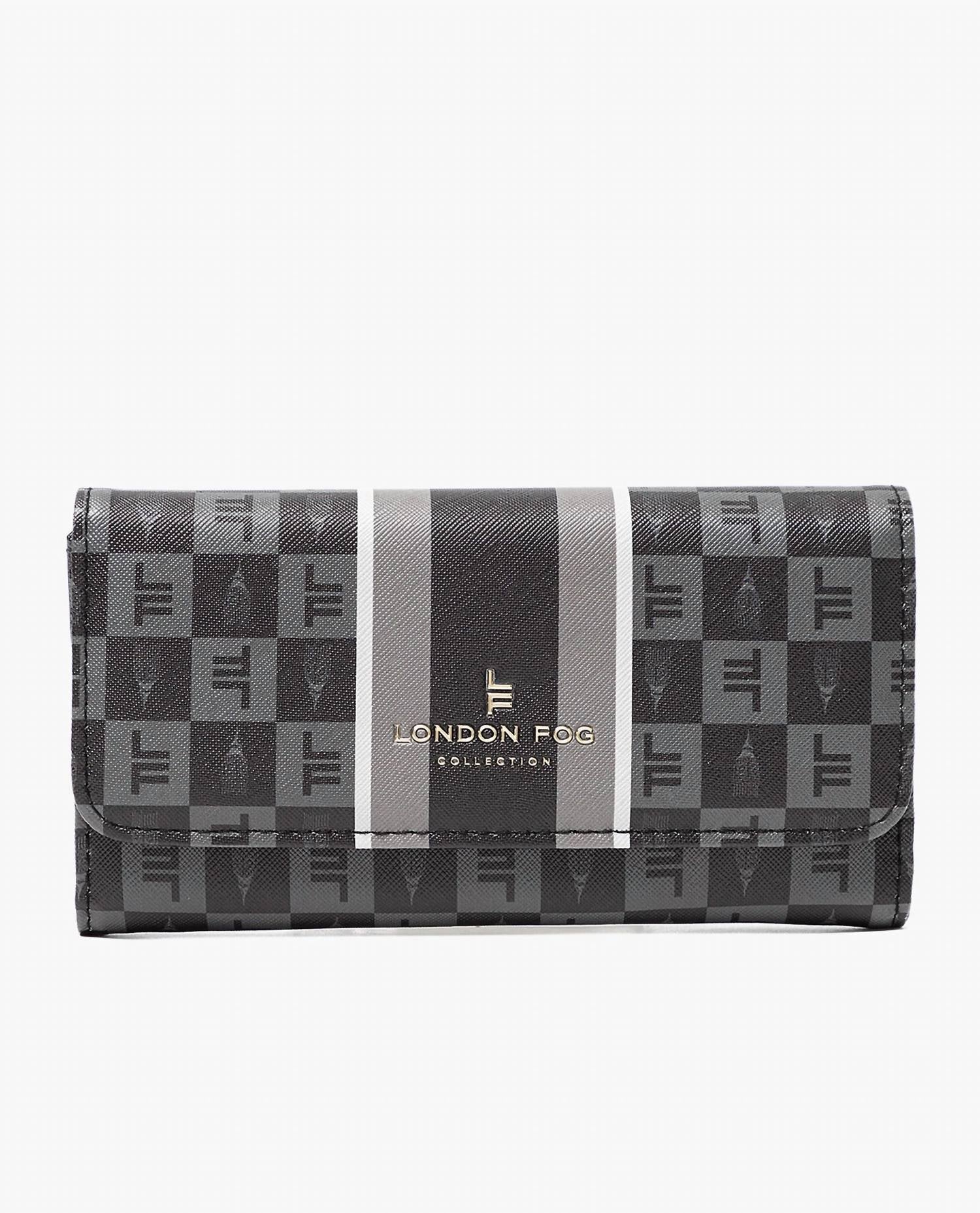 London Fog - Women's Sophia Signature Flap Wallet – Snagged & Bagged