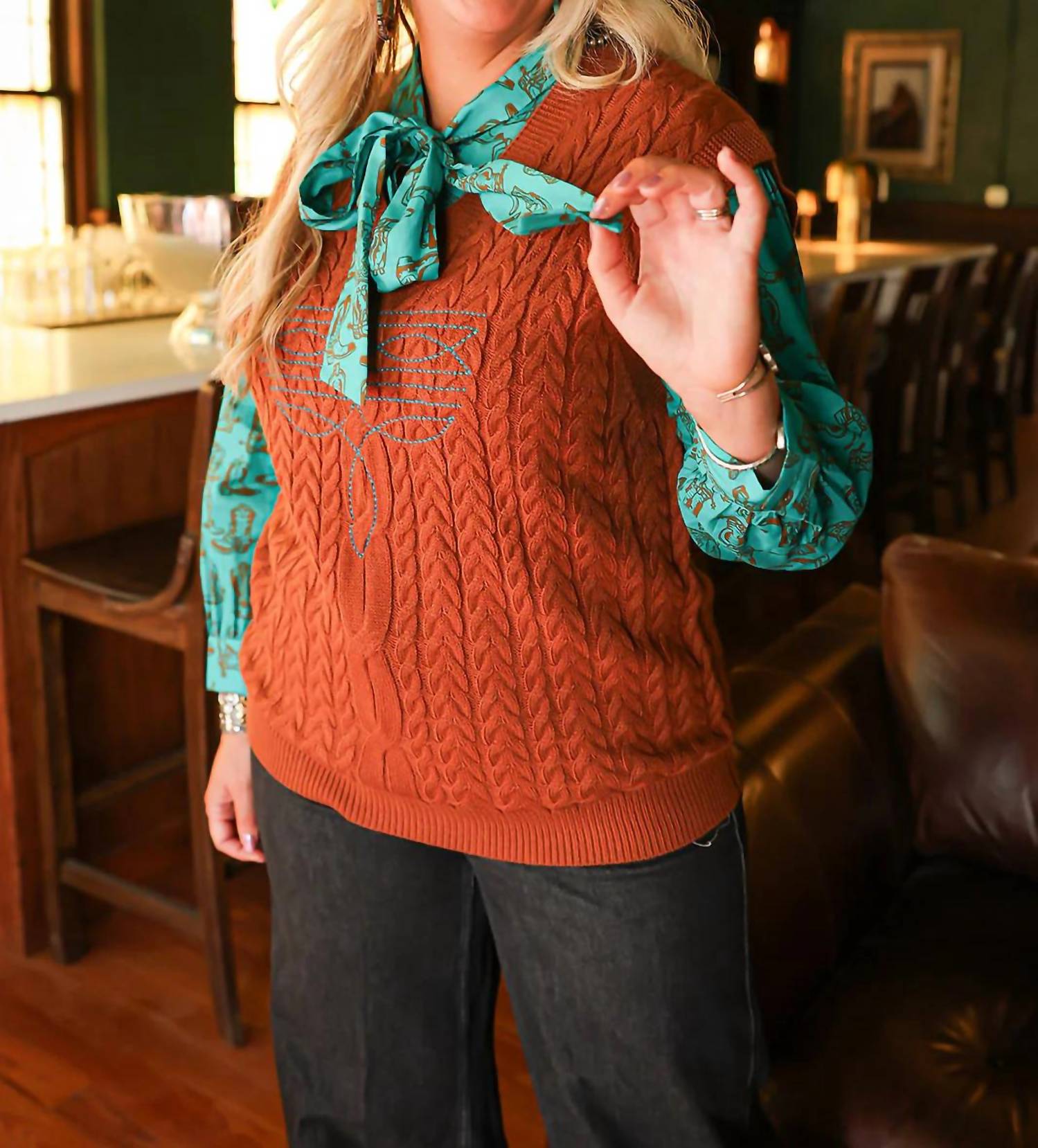 Layerz Clothing - Kodi Cable-knit Vest – Snagged & Bagged