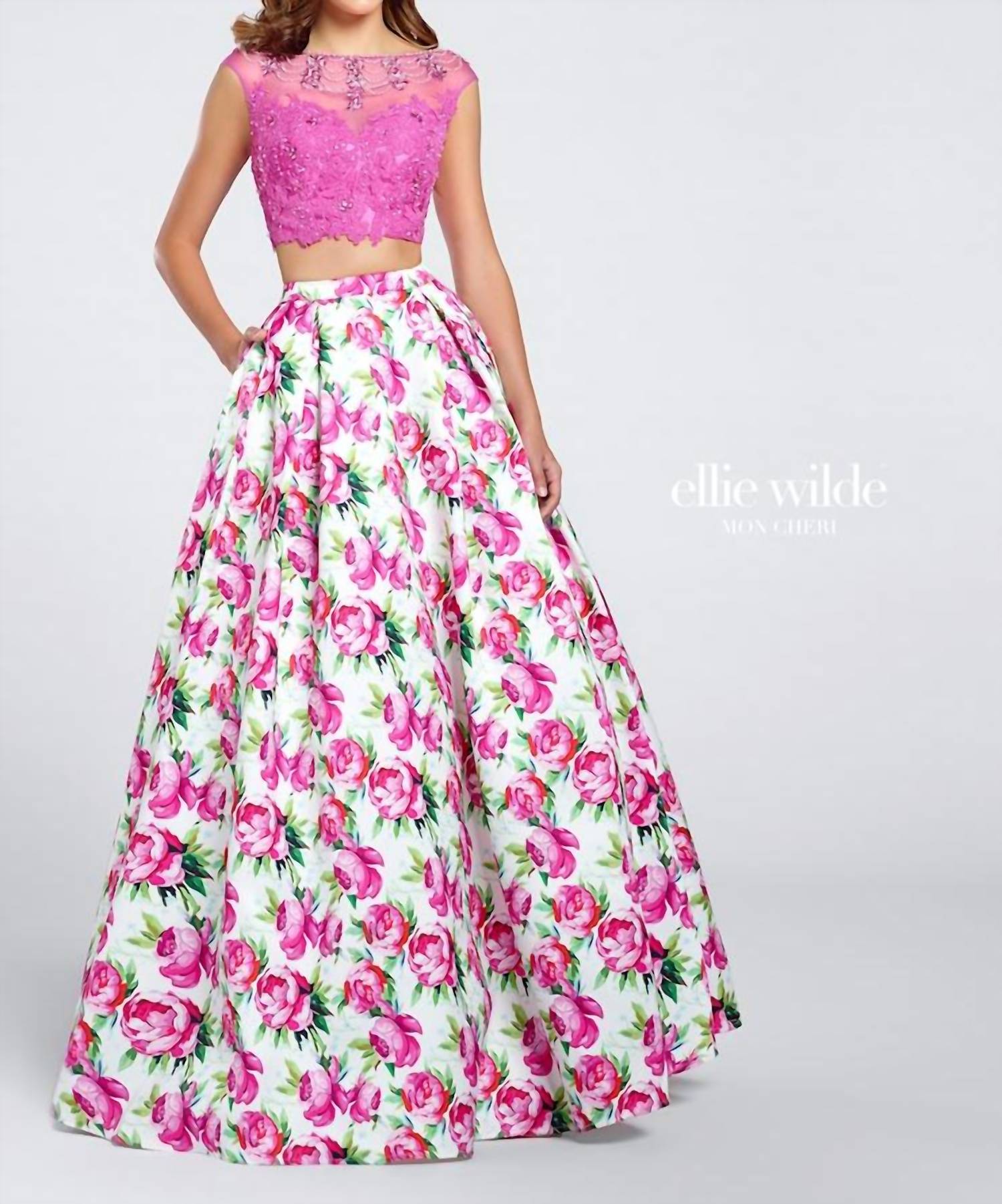 Ellie Wilde - Women's Two Piece Mikado Set Dress – Snagged & Bagged
