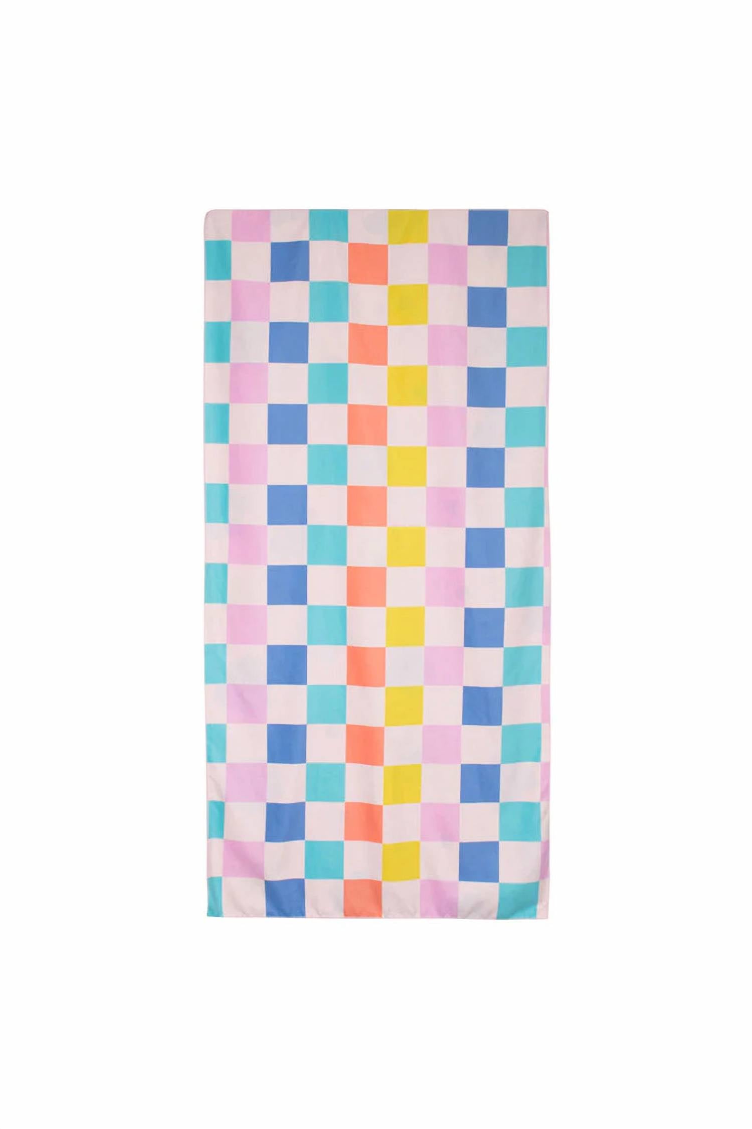 Katydid - Check Beach Towel – Snagged & Bagged
