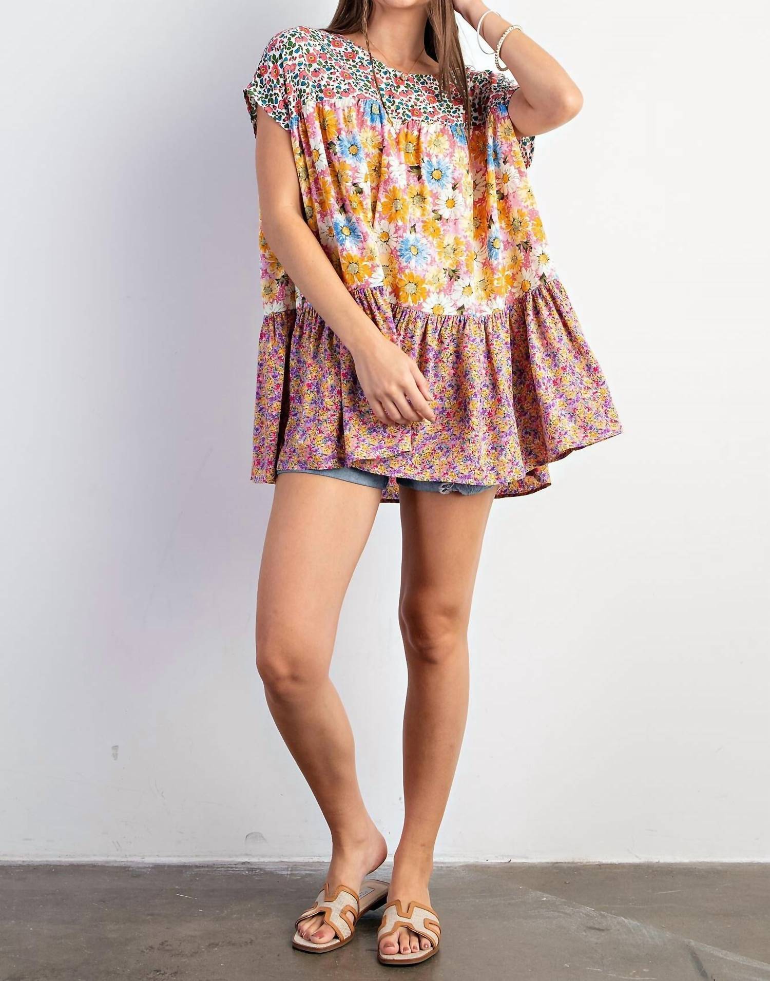 Easel - Printed Mix N Match Tiered Top – Snagged & Bagged