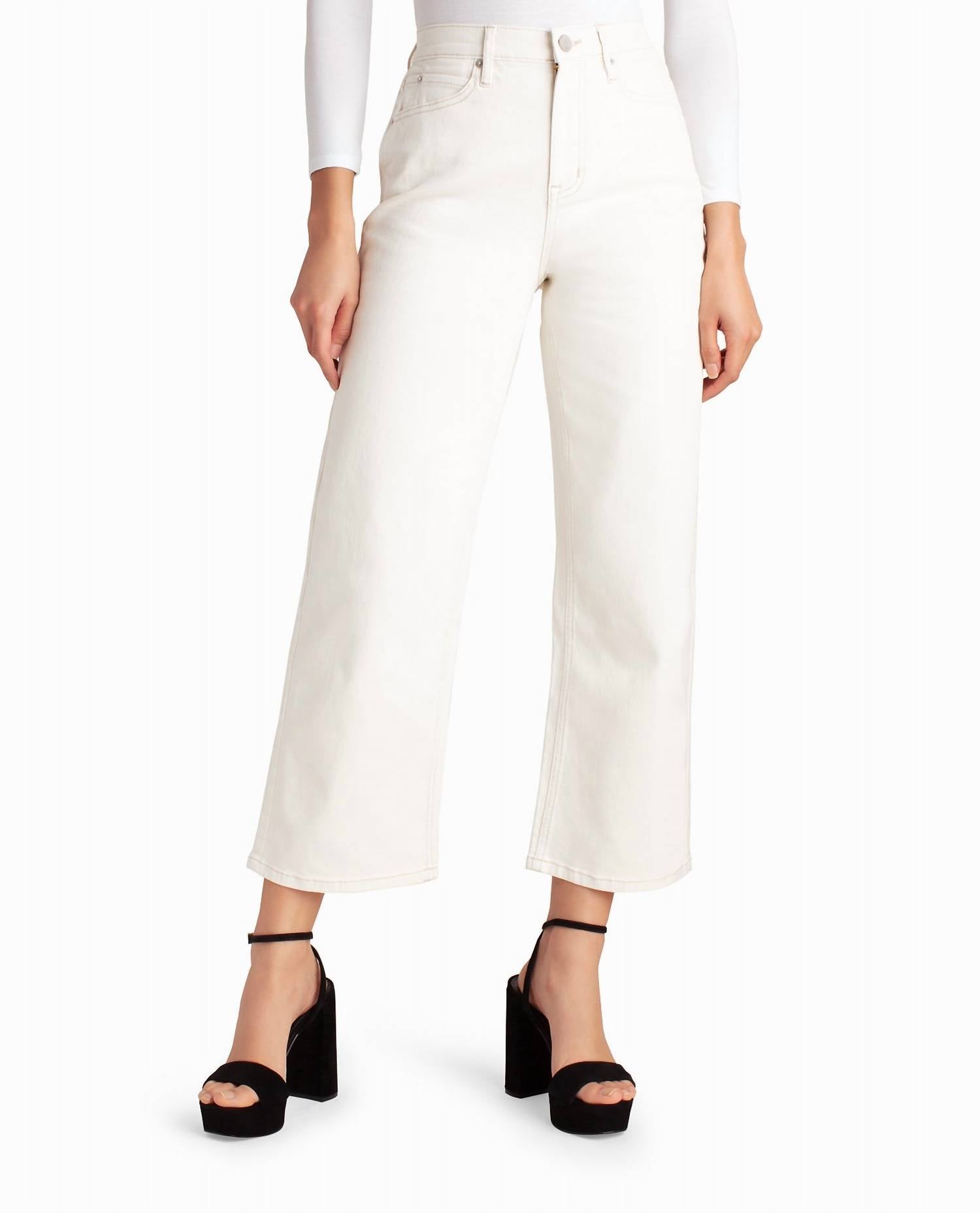 Nicole Miller - High Rise Wide Leg Ankle Jean – Snagged & Bagged