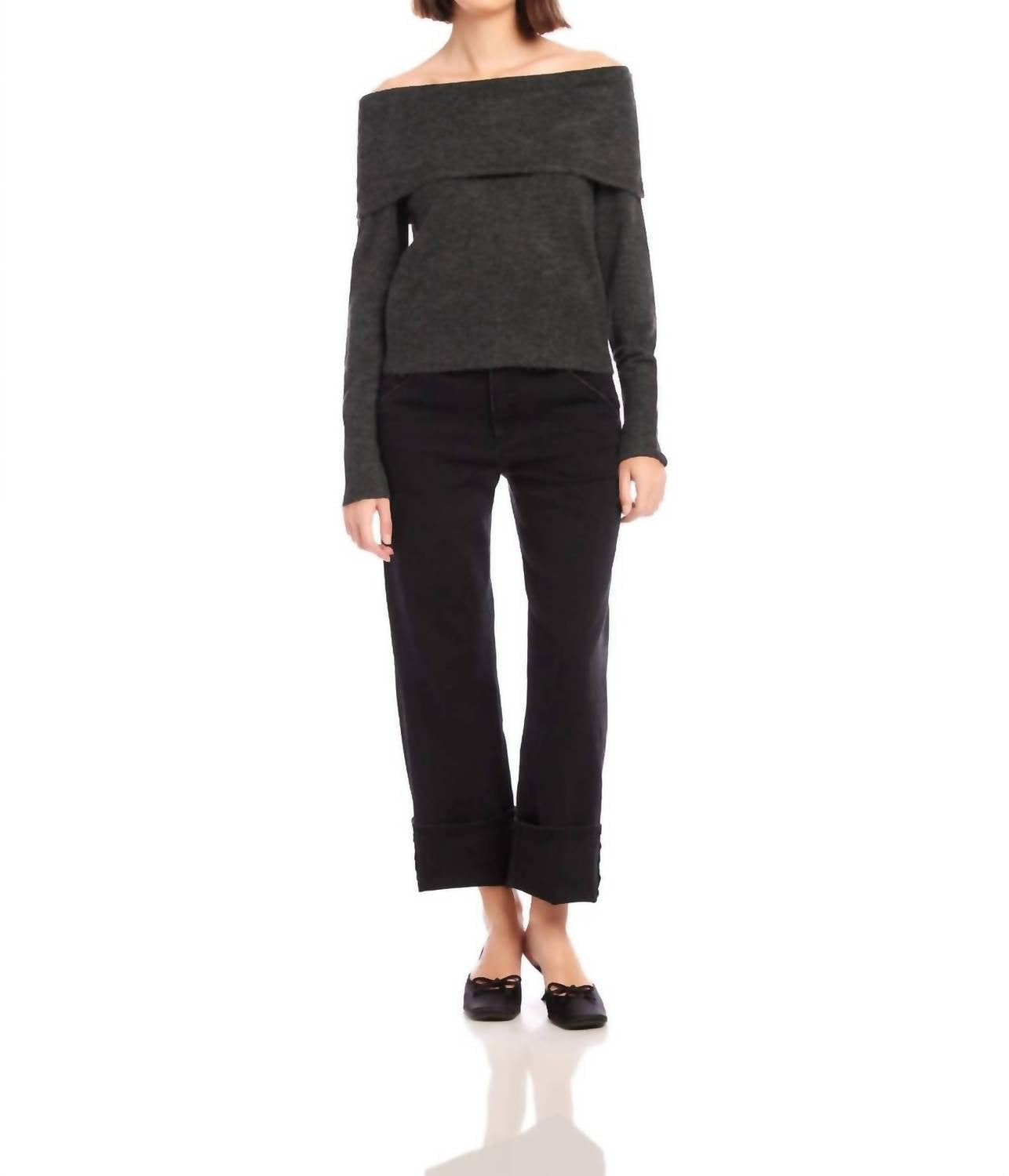 Fifteen Twenty - Monique Off The Shoulder Sweater – Snagged & Bagged