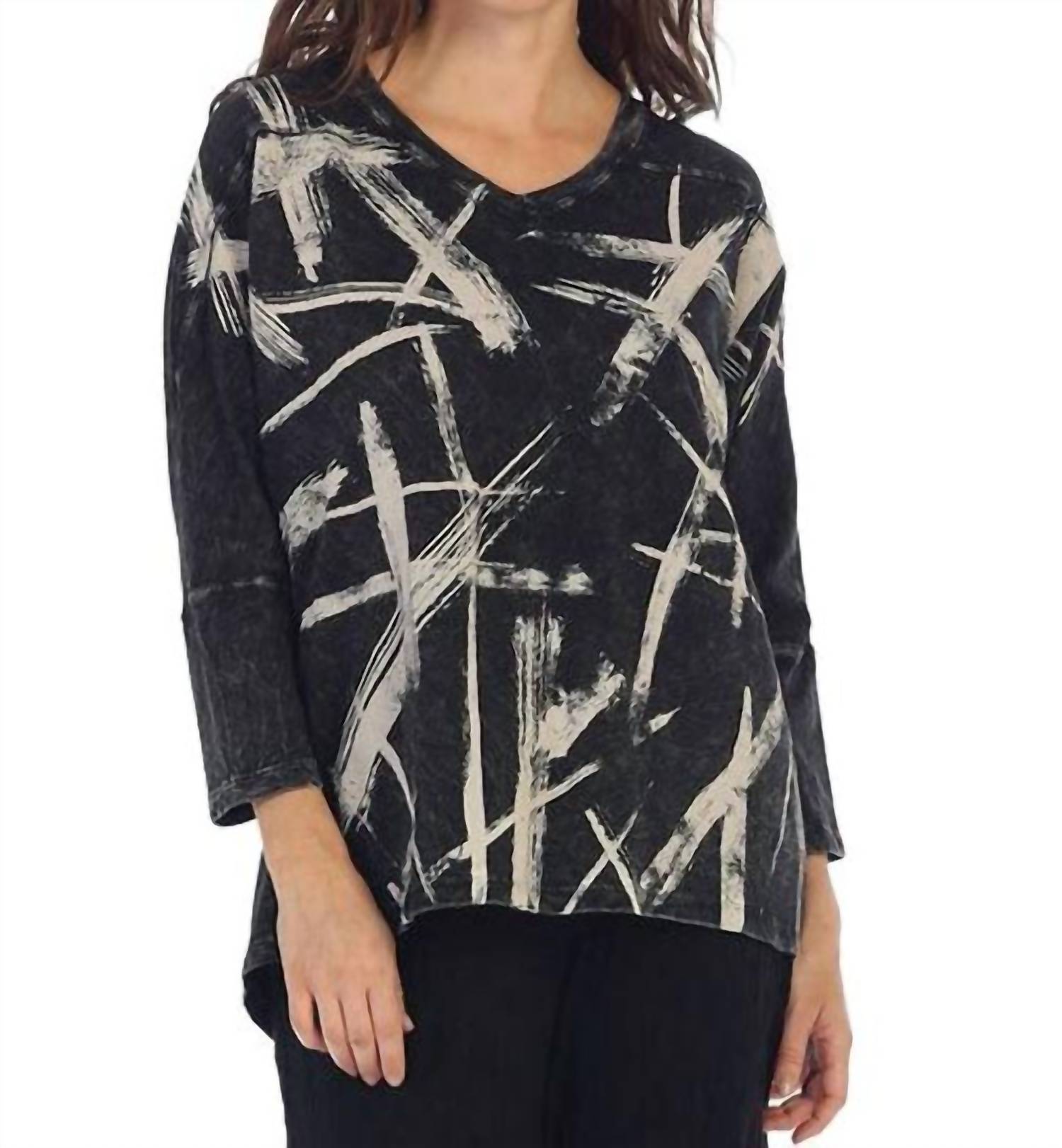 Jess & Jane - Dazzling Cotton Dolman Sleeve Top – Snagged & Bagged