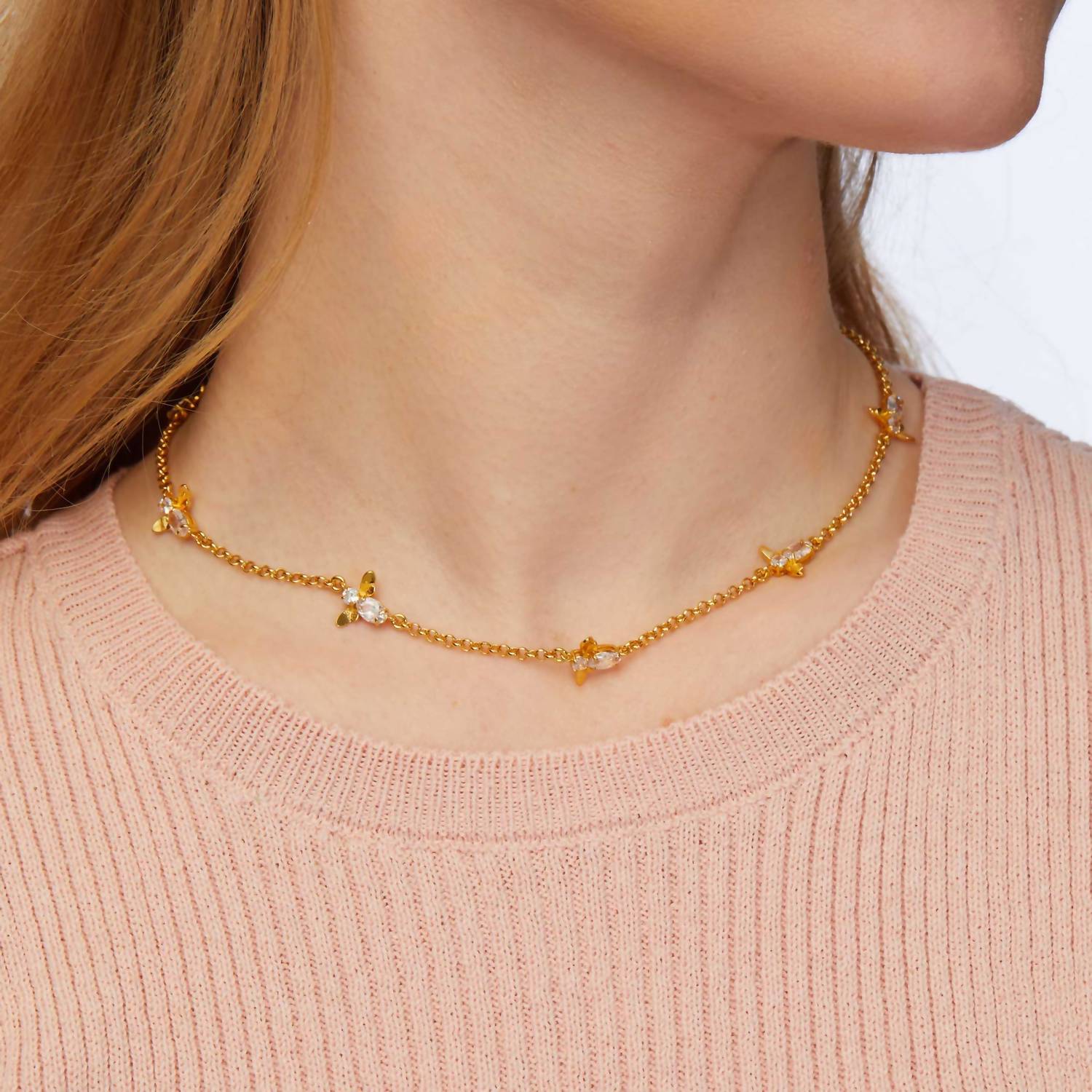 Lele Sadoughi - Gold Honeybee Necklace – Snagged & Bagged