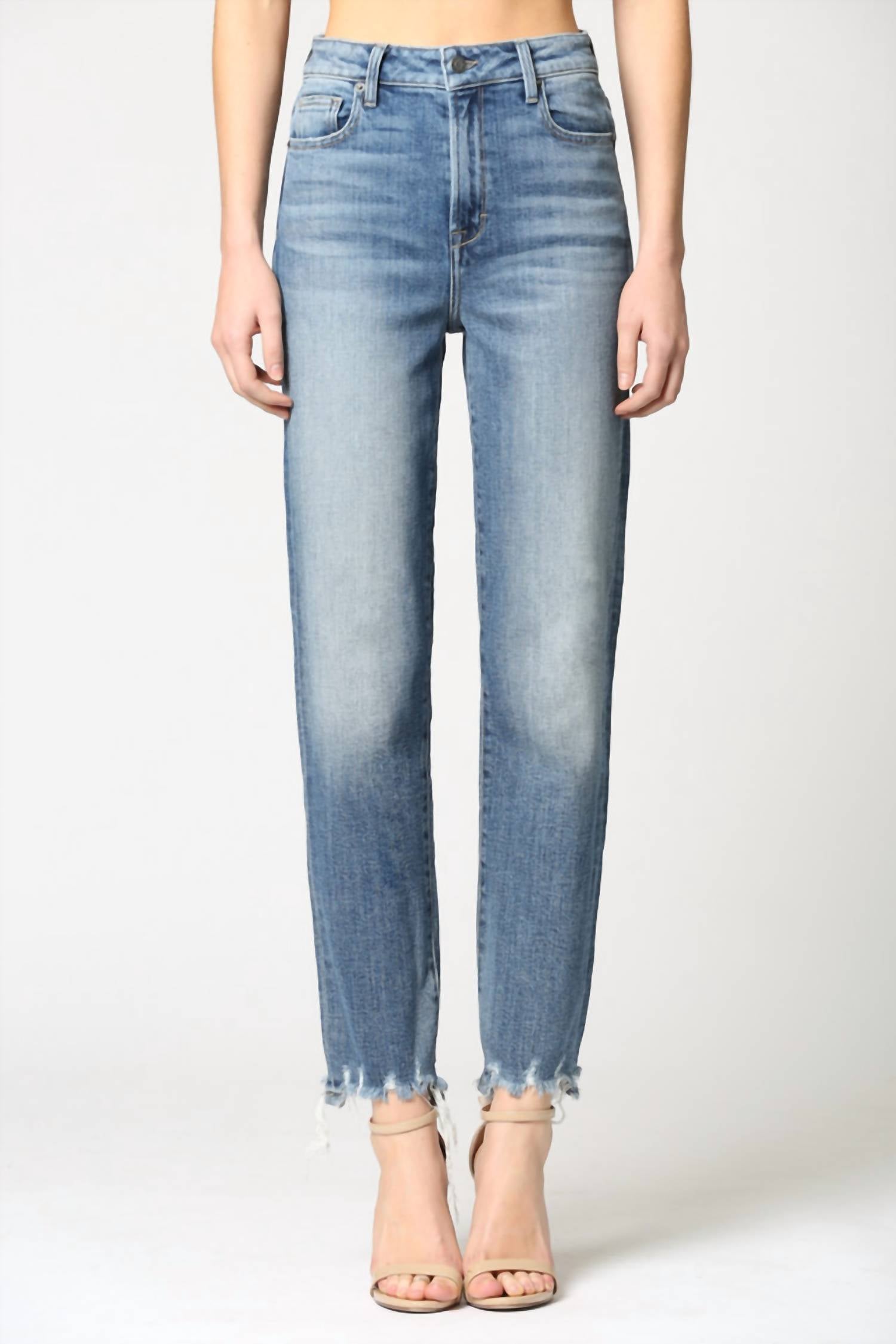 Hidden - Women's Tracey Hi Rise 28 Inch Straight Jean – Snagged & Bagged