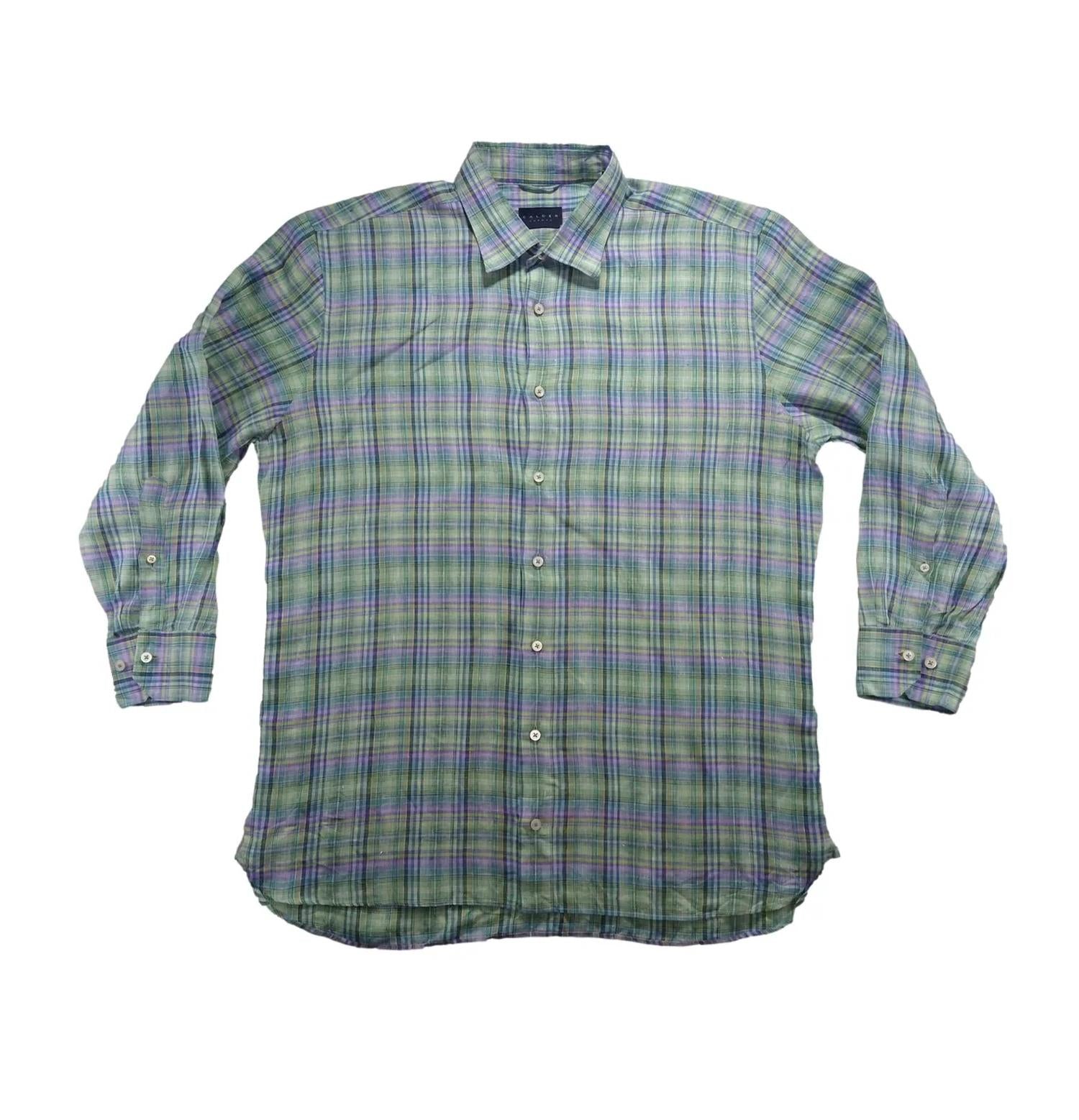 Calder Carmel - Men's Plaid Long Sleeve Shirt – Snagged & Bagged
