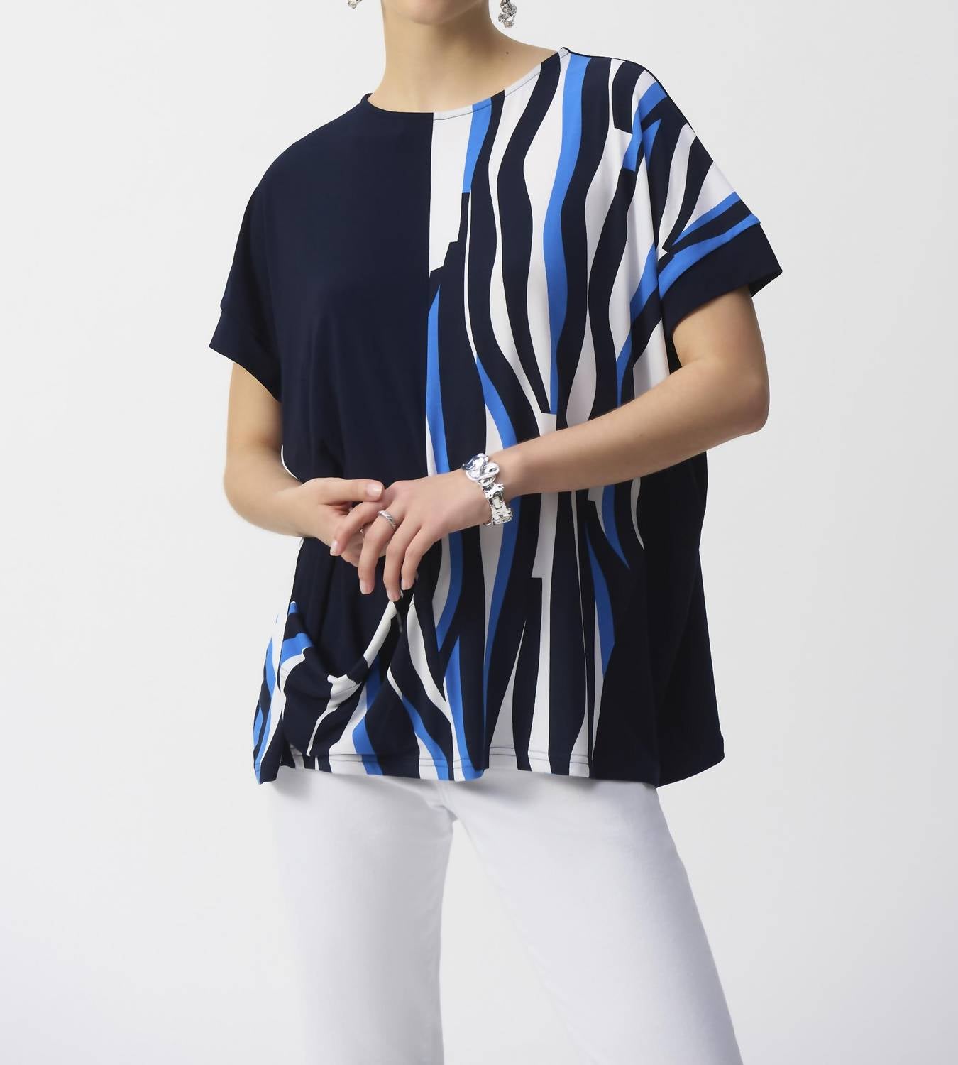 Joseph Ribkoff - Abstract Print Top – Snagged & Bagged