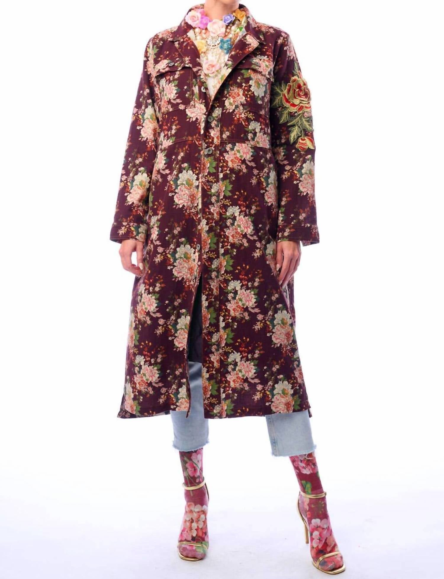 Aratta - Cara Delvinge Floral Coat – Snagged & Bagged