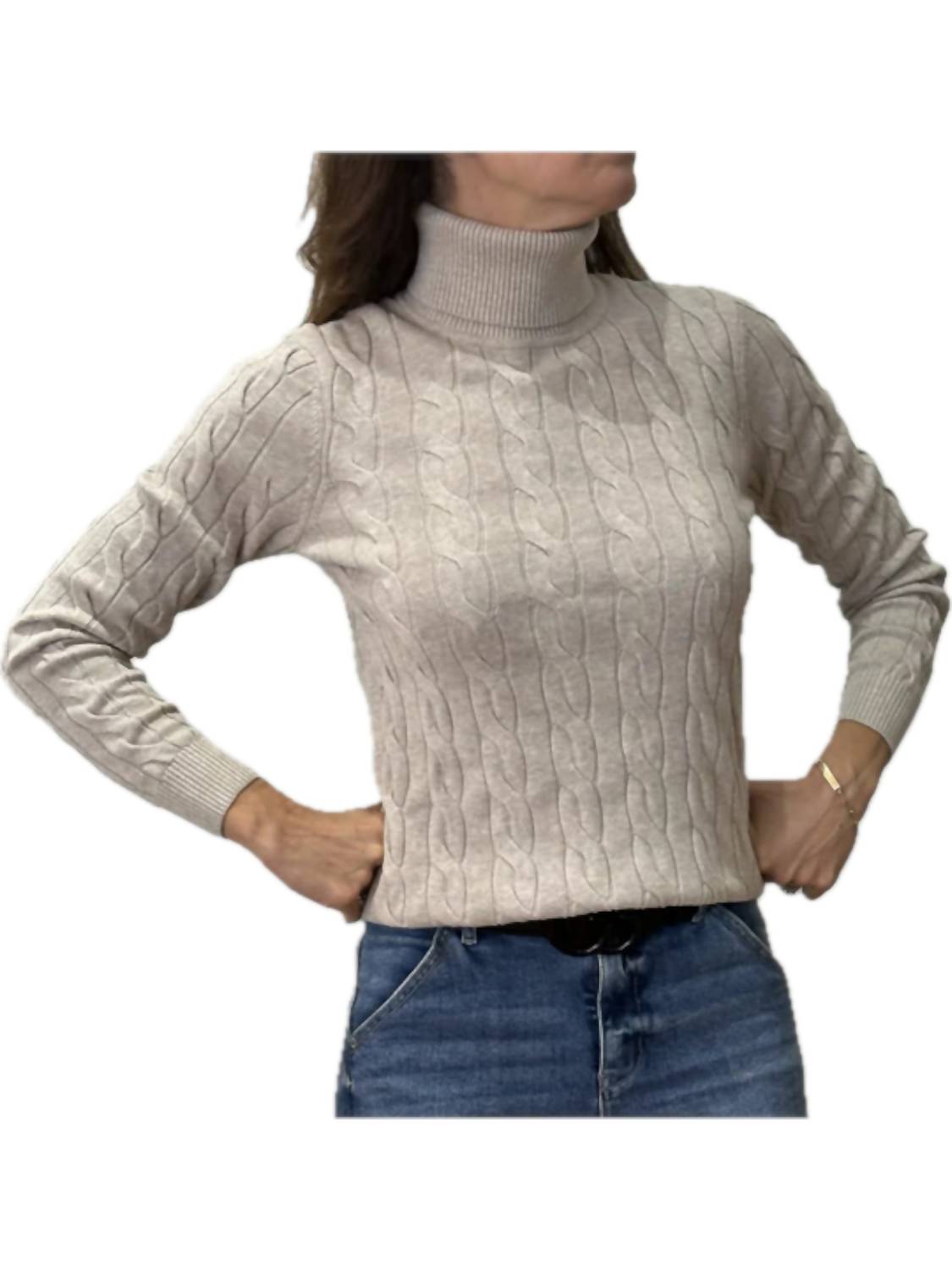 Minnie Rose - Cotton Cable Sweater – Snagged & Bagged