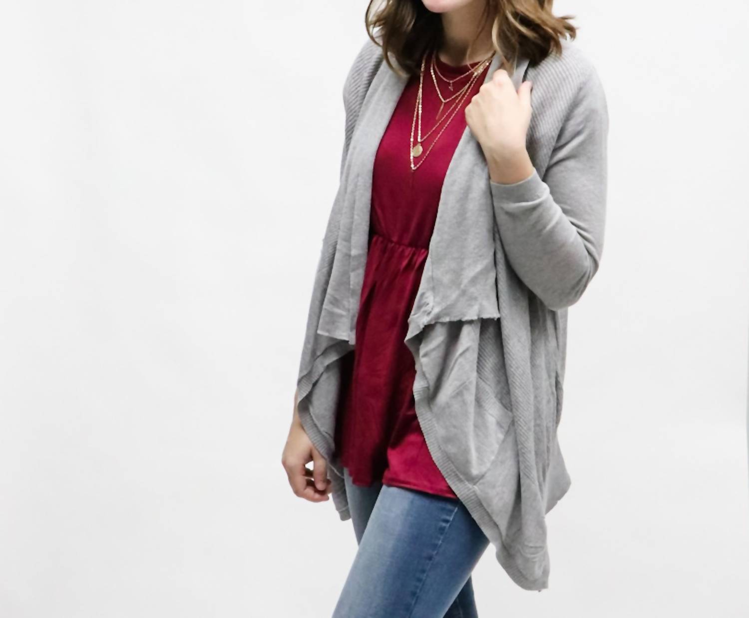 Miracle - Open Front Pocket Cardigan – Snagged & Bagged