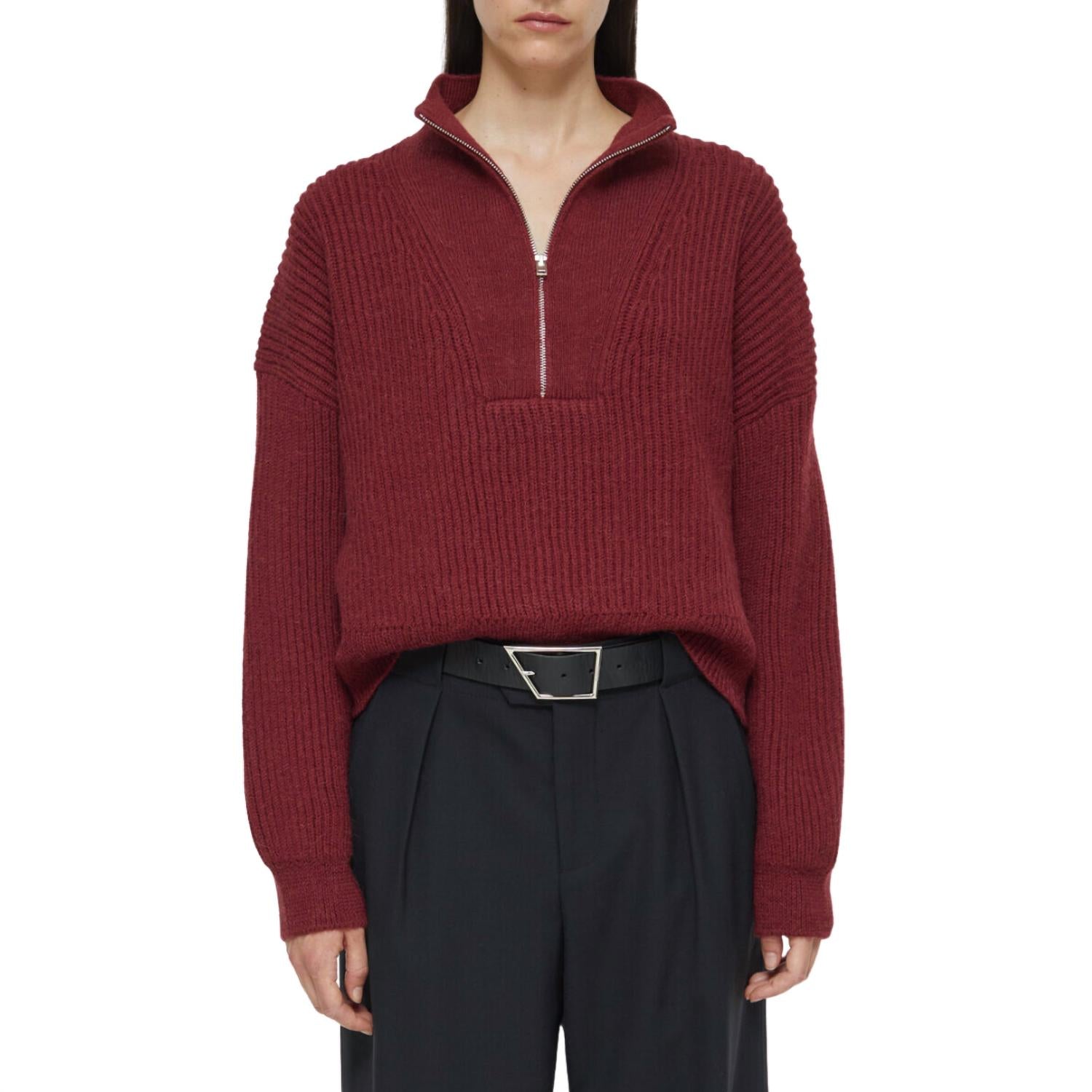 Closed - Cropped Troyer Knit Sweater – Snagged & Bagged