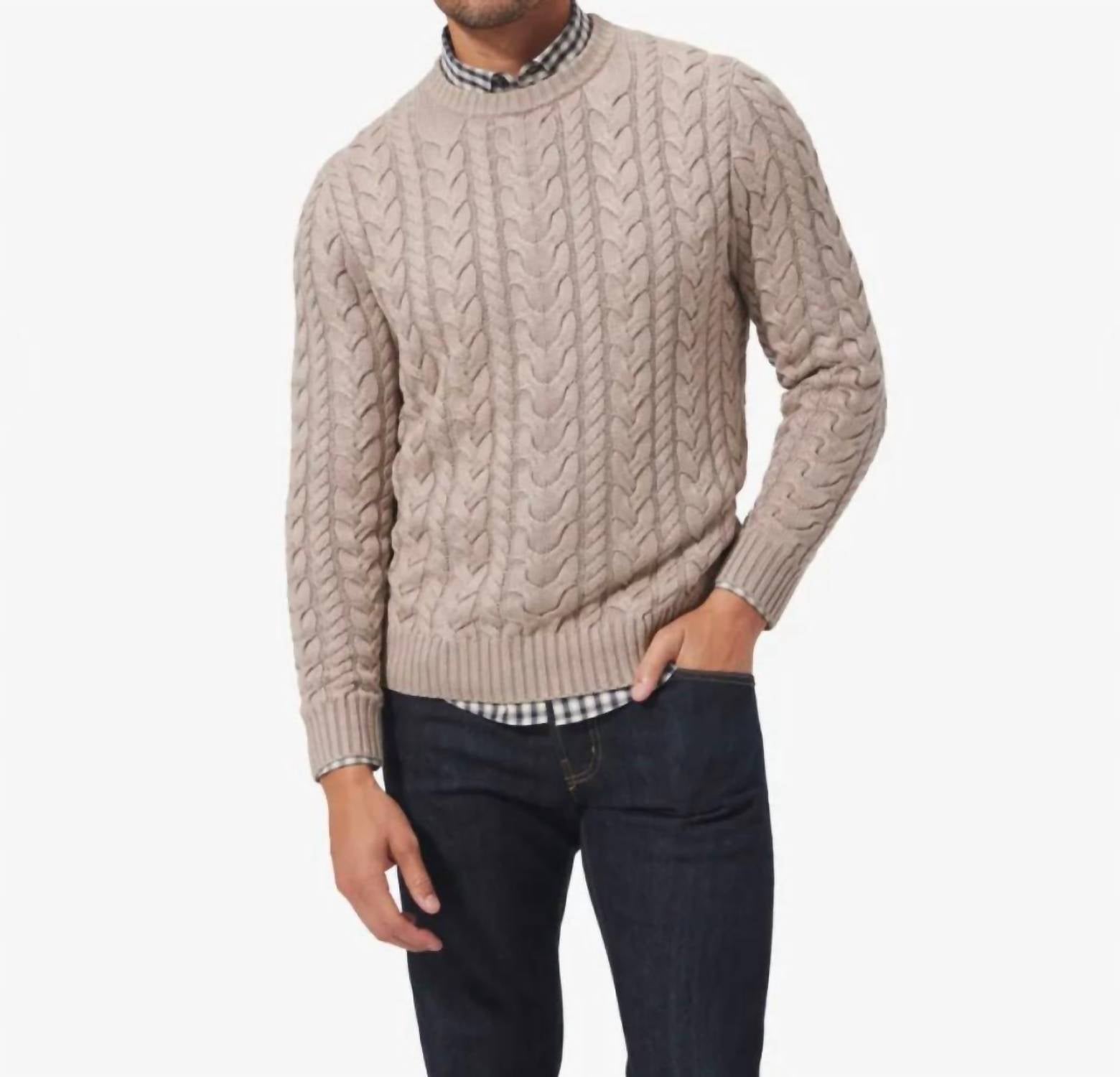 Mizzen + Main - Redford Cable Knit Sweater – Snagged & Bagged