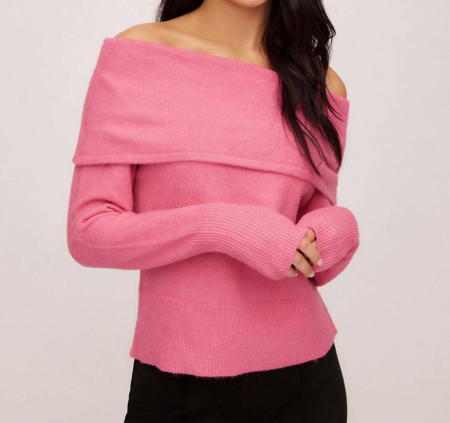Fifteen Twenty - Monique Off The Shoulder Sweater – Snagged & Bagged