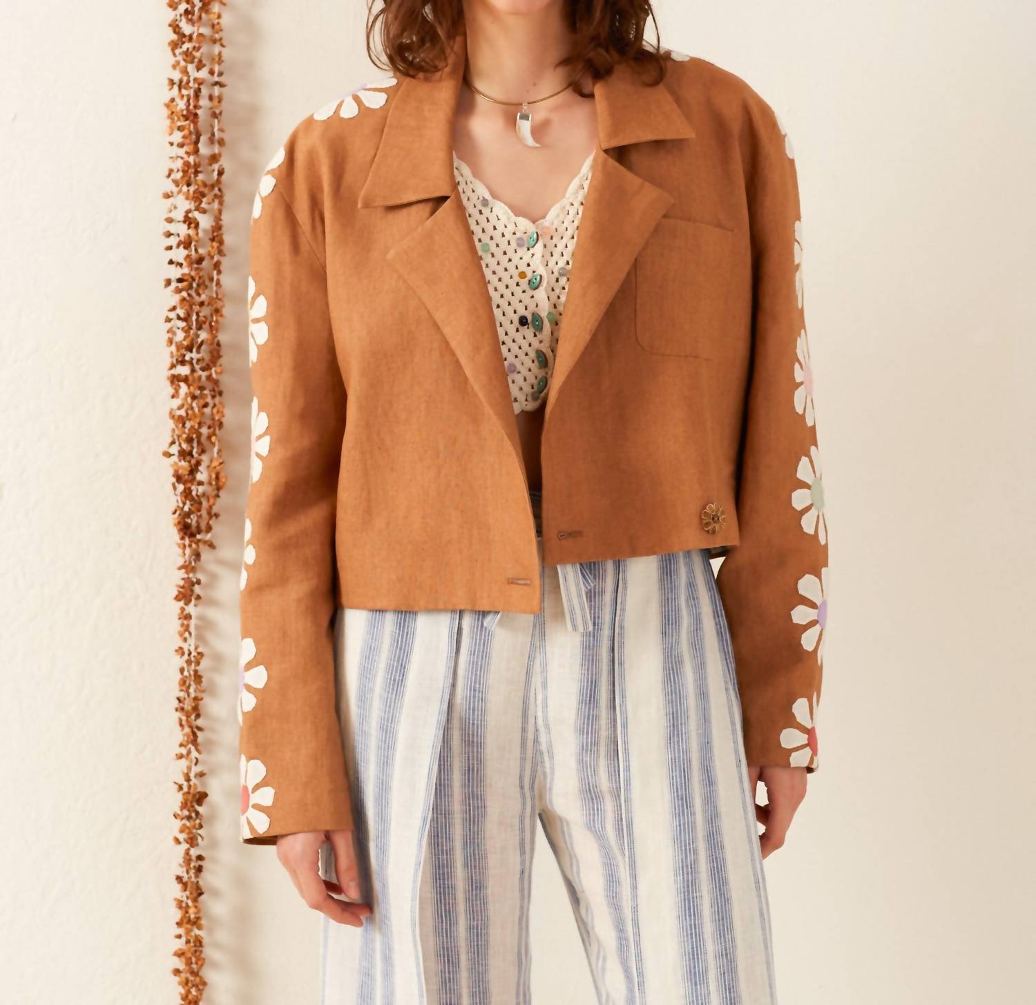 Alix Of Bohemia - Archer Fawn Daisy Blazer – Snagged & Bagged
