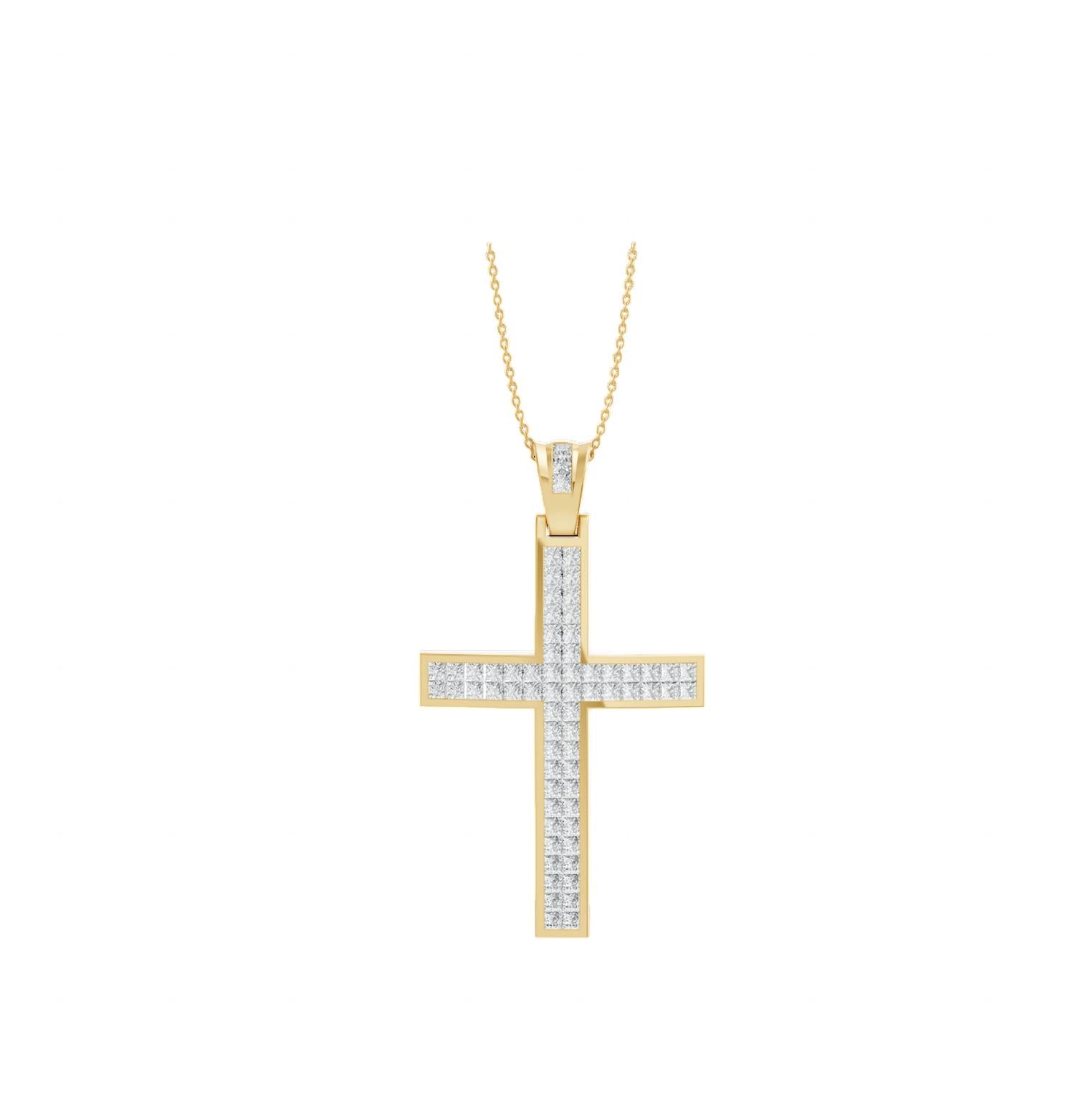 Aamiaa - Women's Natural Diamond Cross Pendant – Snagged & Bagged