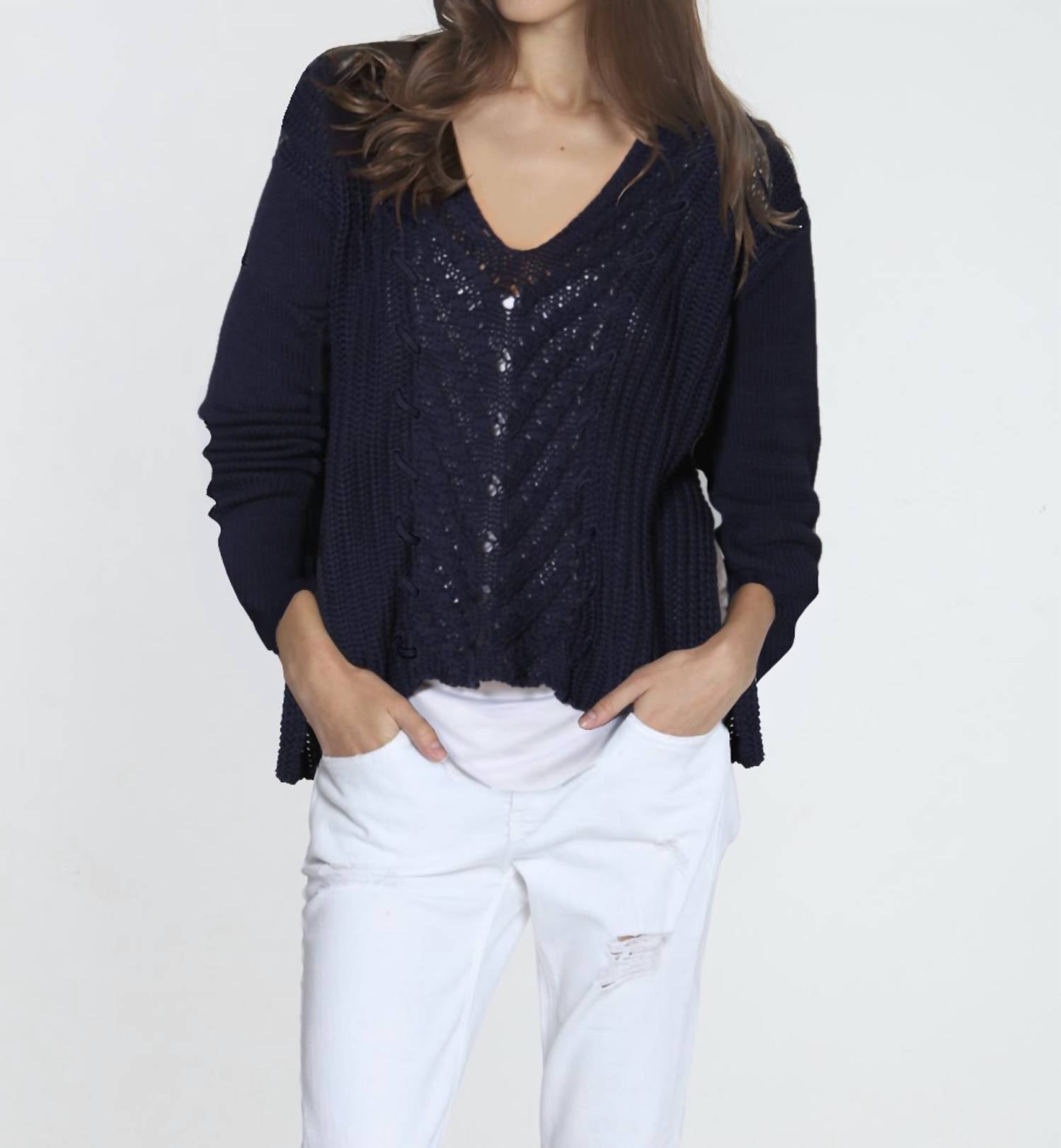 Label+Thread - Abigail Cable Vee – Snagged & Bagged