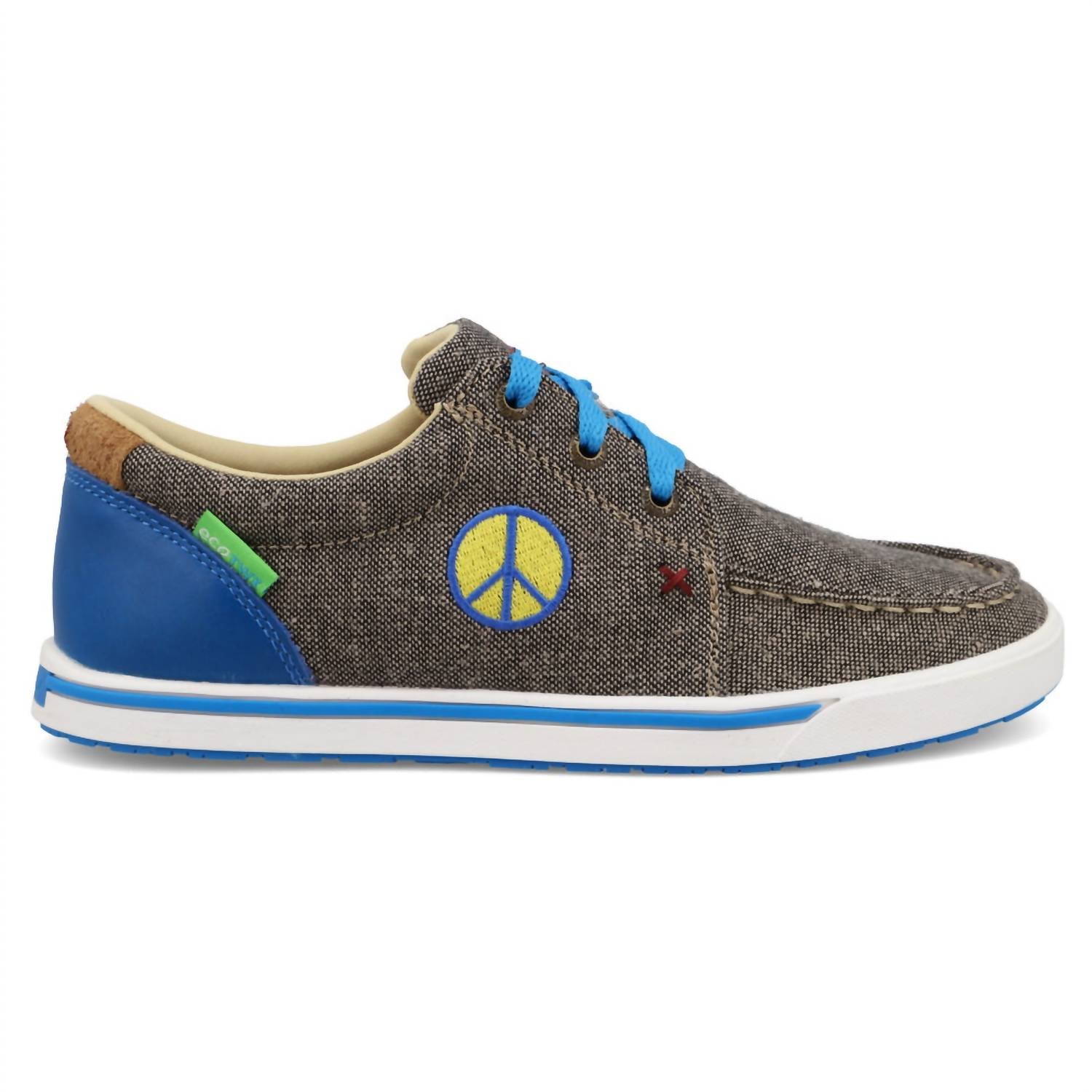 Twisted X - Women's Canvas With Peace Sign Shoes – Snagged & Bagged