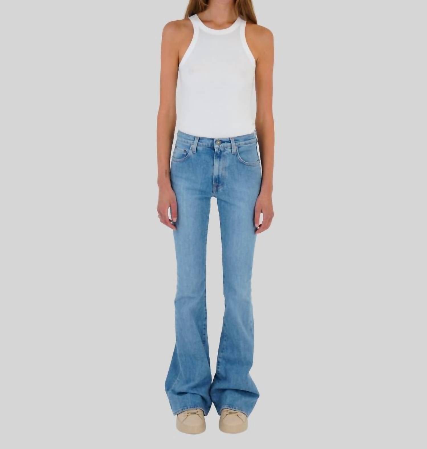 Madeintomboy - Ursula Flared Denim Jeans – Snagged & Bagged