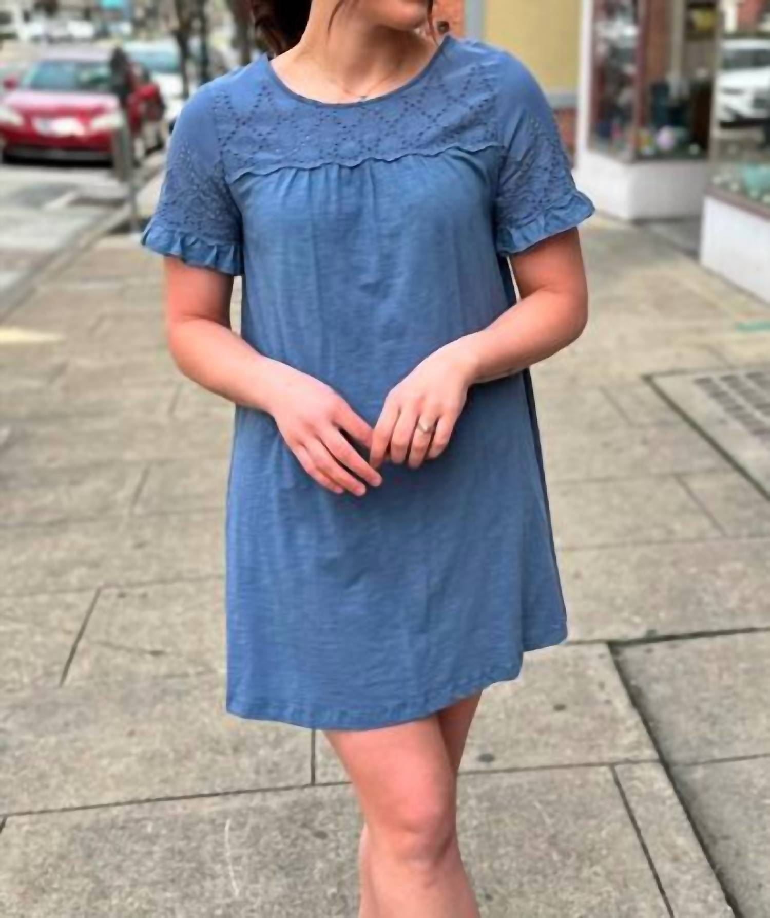 Hem & Thread - Nashua Eyelet Mini Dress – Snagged & Bagged