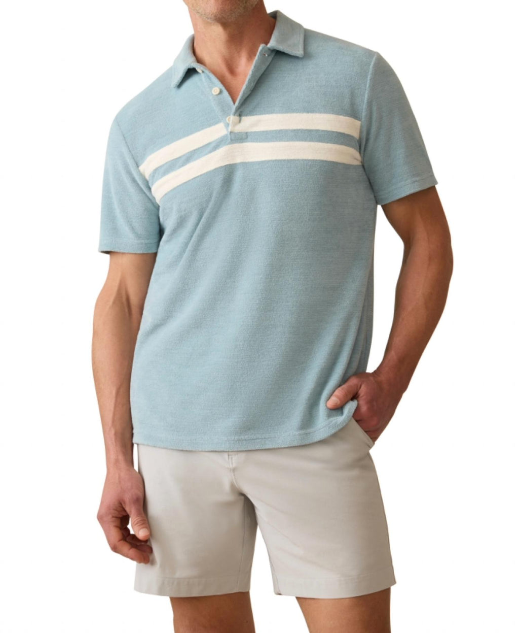 Faherty - Cabana Towel Terry Surf Polo – Snagged & Bagged